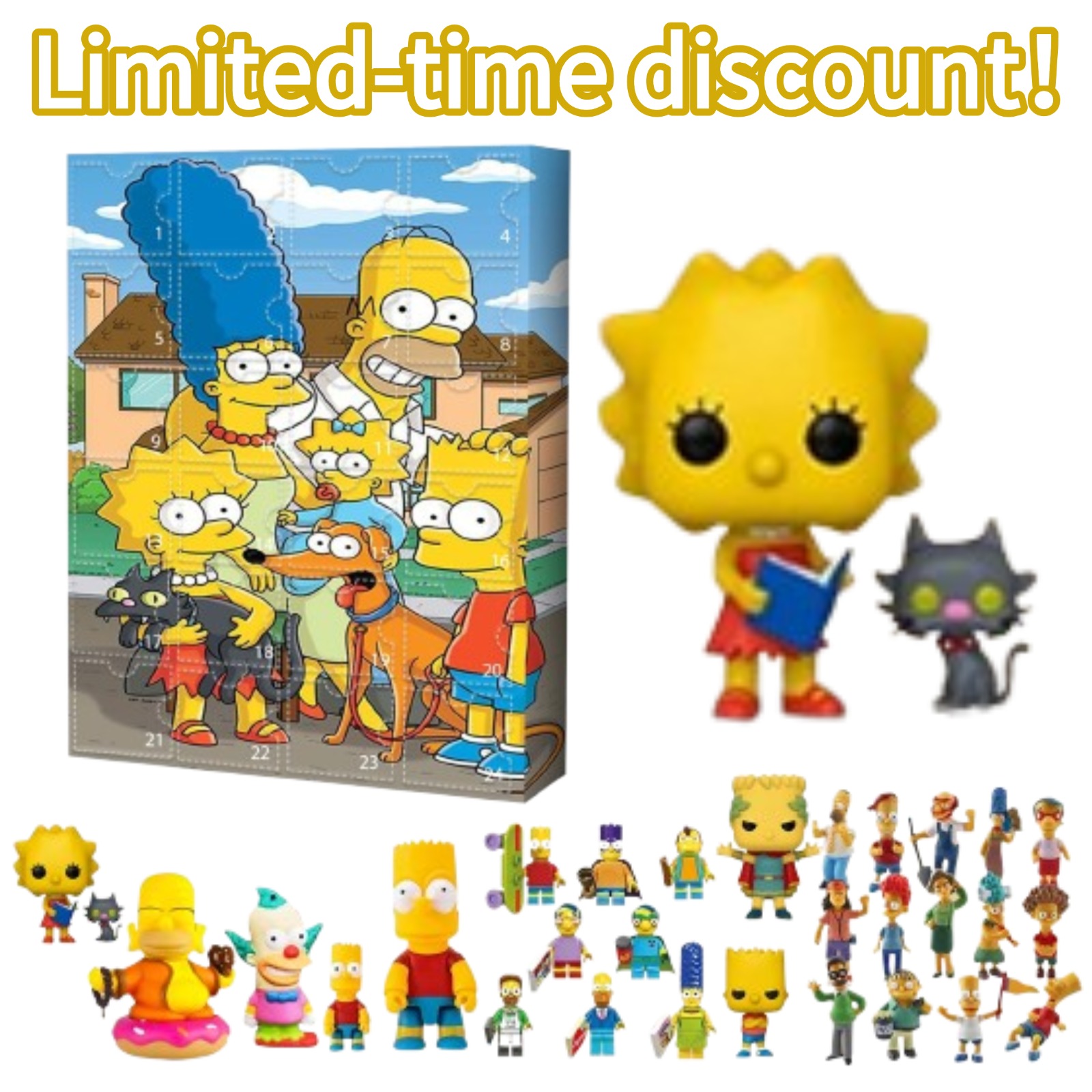 The Simpsons Advent Calendar Holiday 2025 Christmas 24 Days of ...