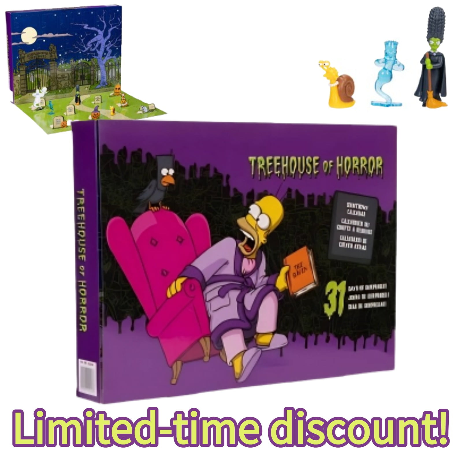 The Simpsons Halloween Advent Calendar 2026 The Simpsons Treehouse of ...