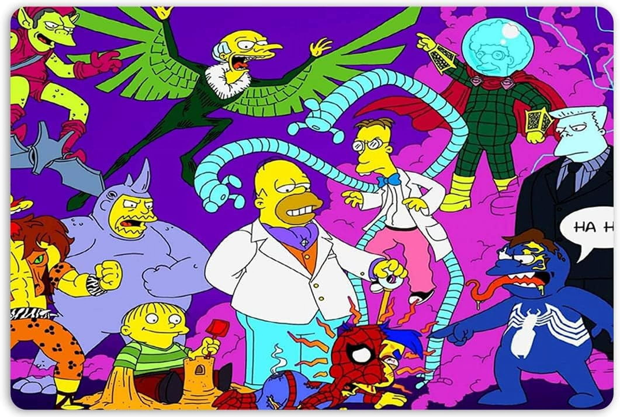 Simpsons Animation Abstract 35 Piece Wooden Jigsaw Puzzles For Adults ...