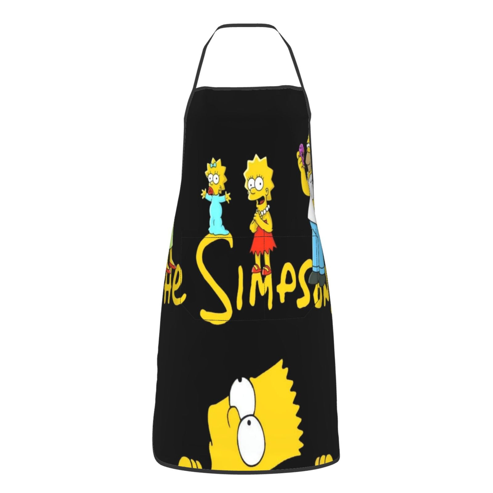 Simpsons Apron 2 Pockets Adjustable Aprons for Cooking Cleaning ...