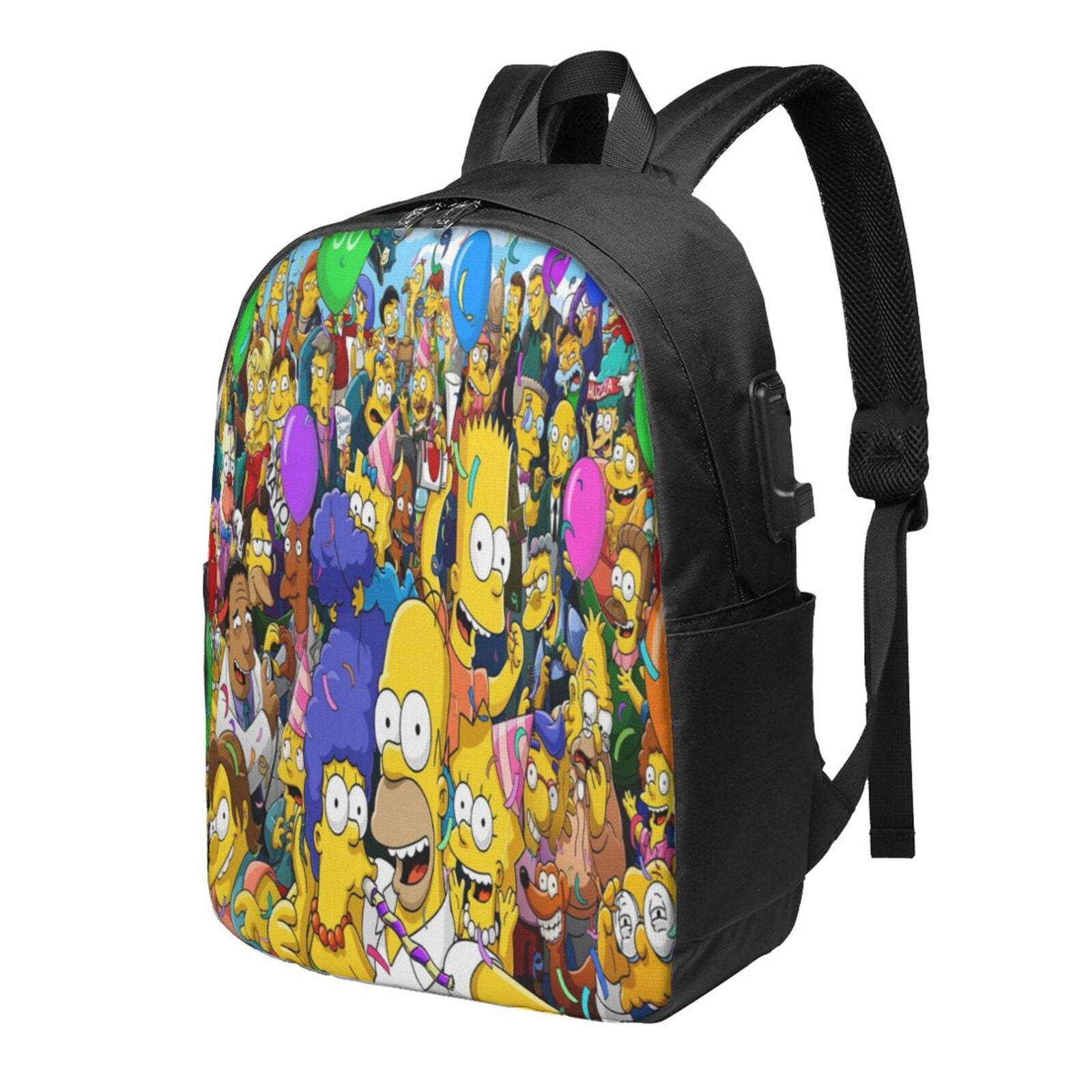 Simpsons Backpack Fashion Travel Backpack Laptop Backpack 17 Inch ...
