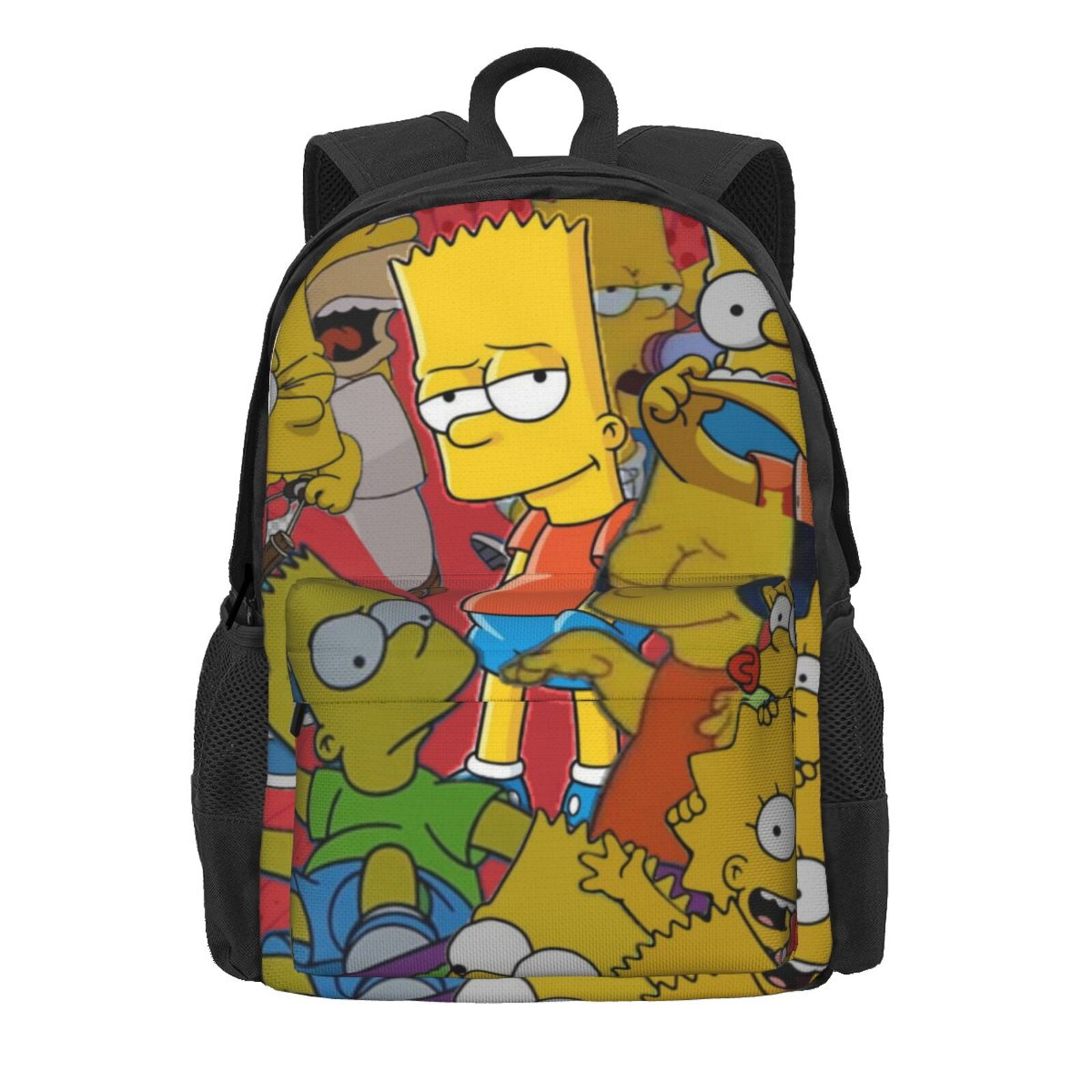 Simpsons Bart Backpack Lightweight Daypack Large Capacity School Bag ...