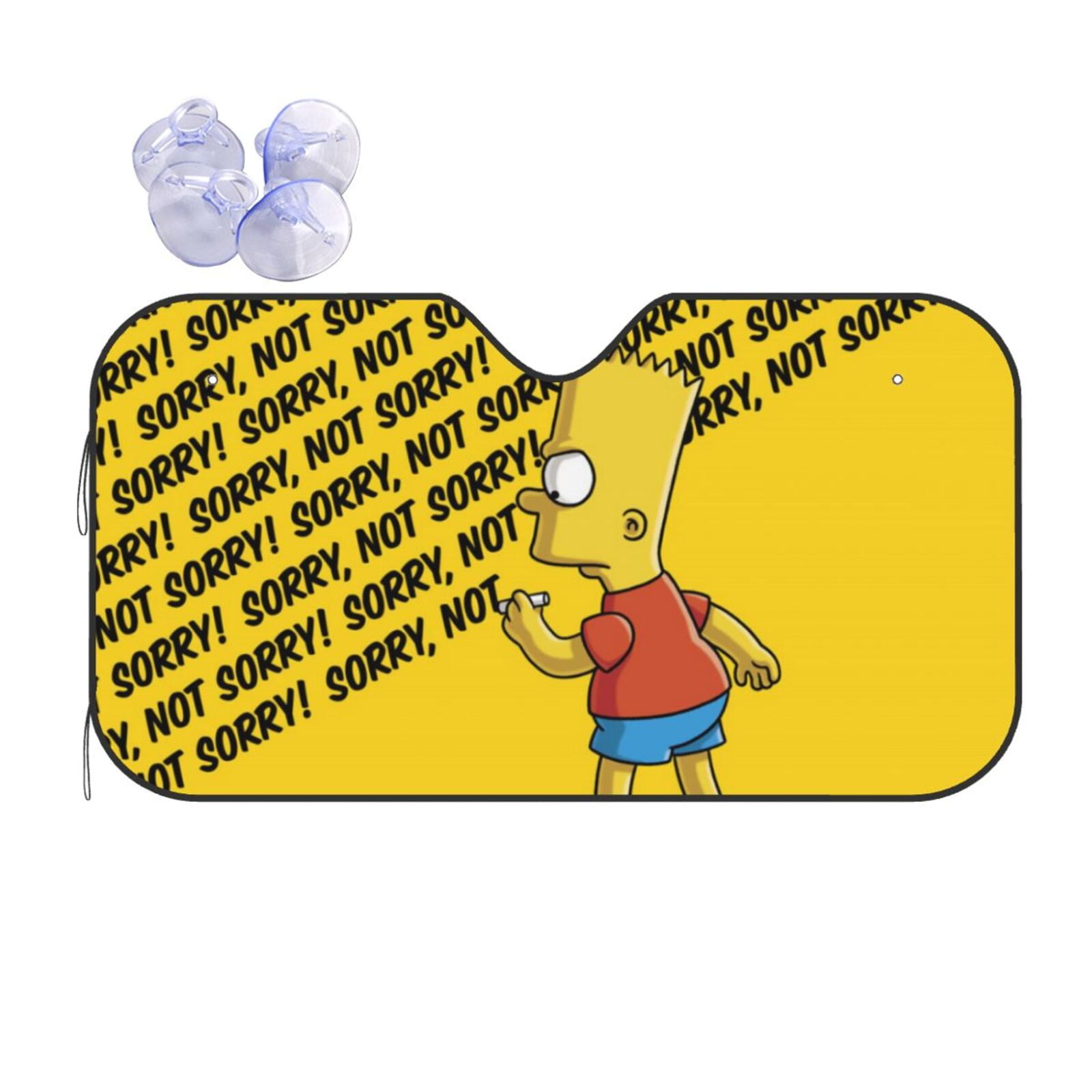 The Simpsons Bart Car Sunshade Accessories Automotive Front Window ...