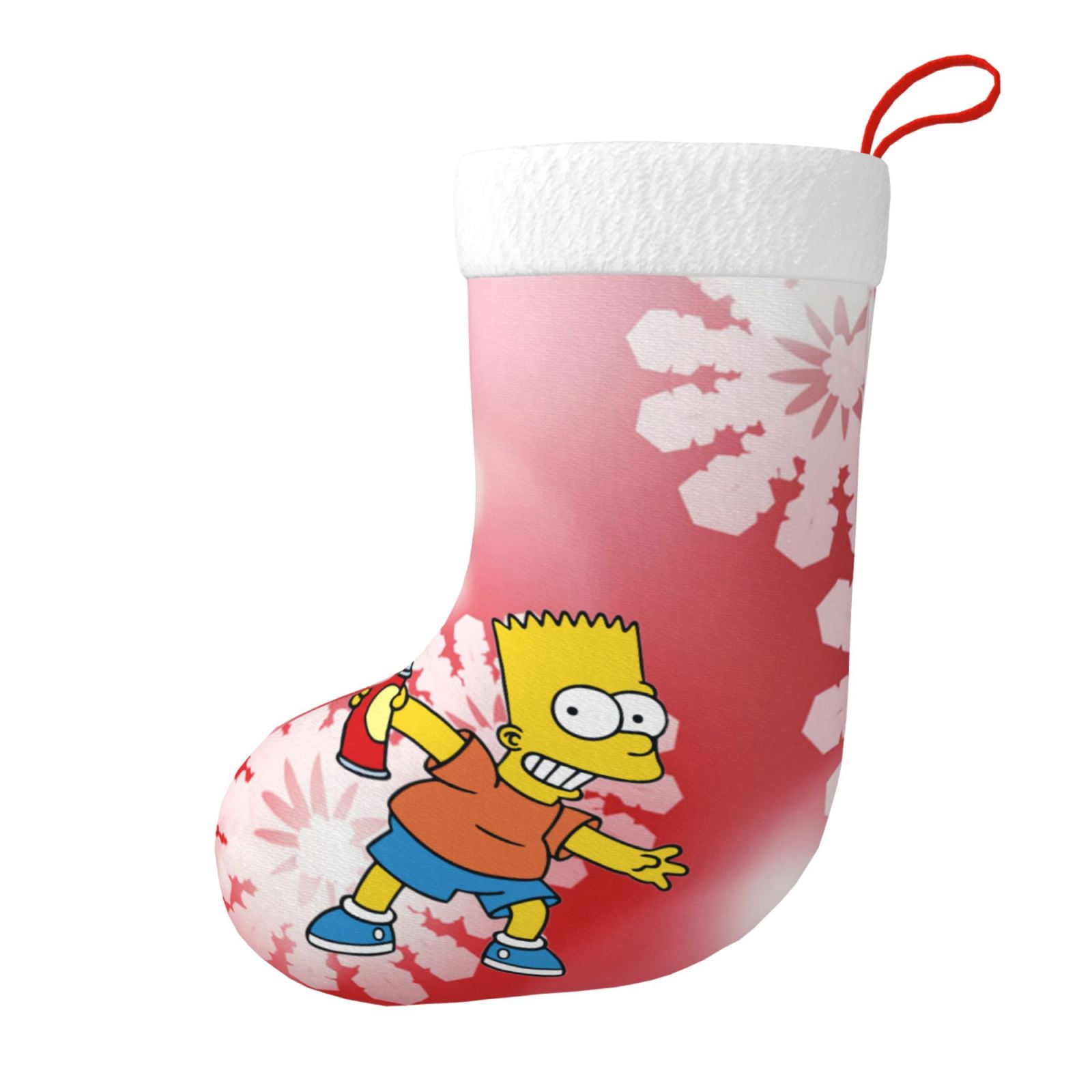 The Simpsons Bart Christmas Stocking Fireplace Hanging Stocking ...