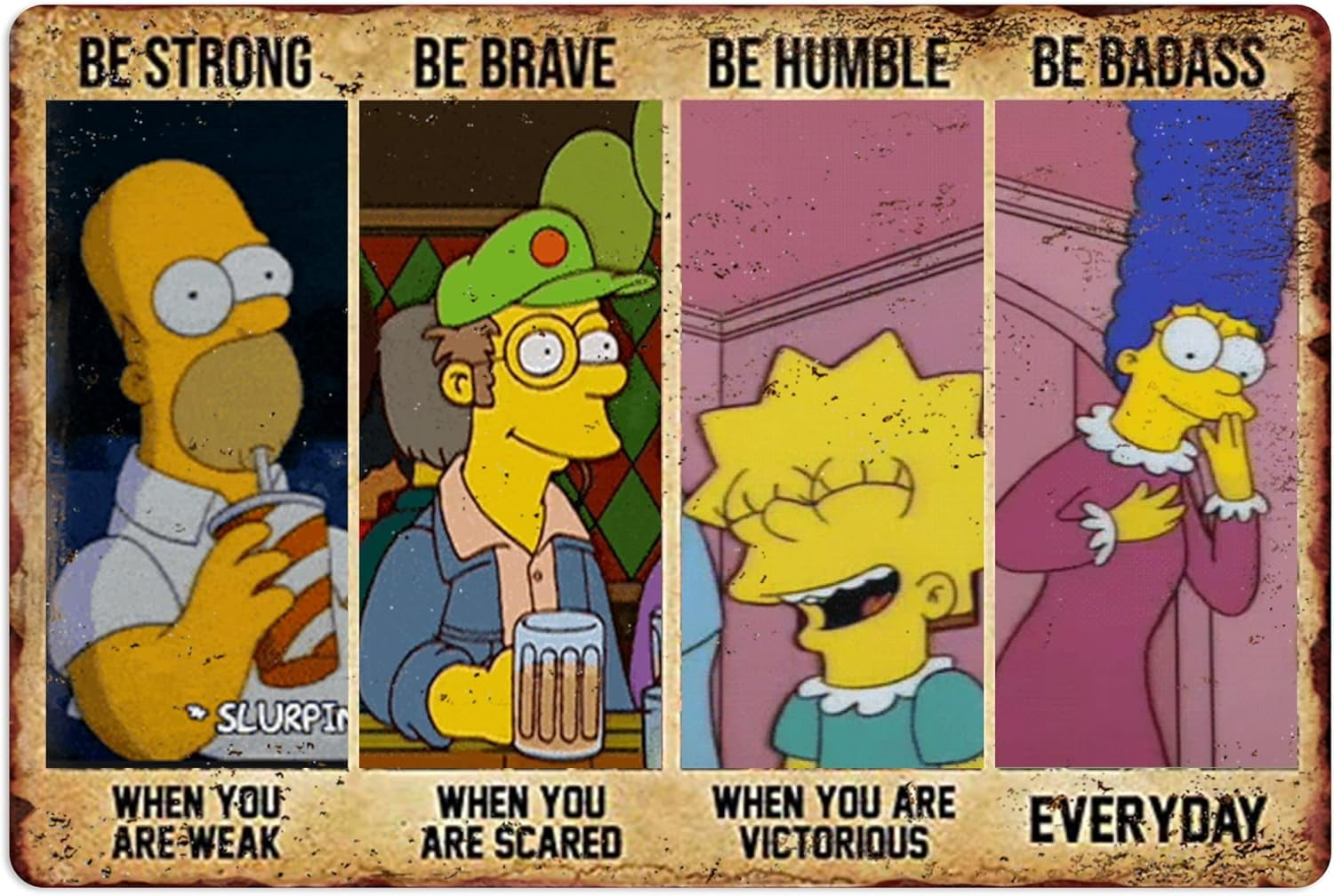 The Simpsons Cartoon 5D Diamond Painting Kits for Beginners,Be Strong ...