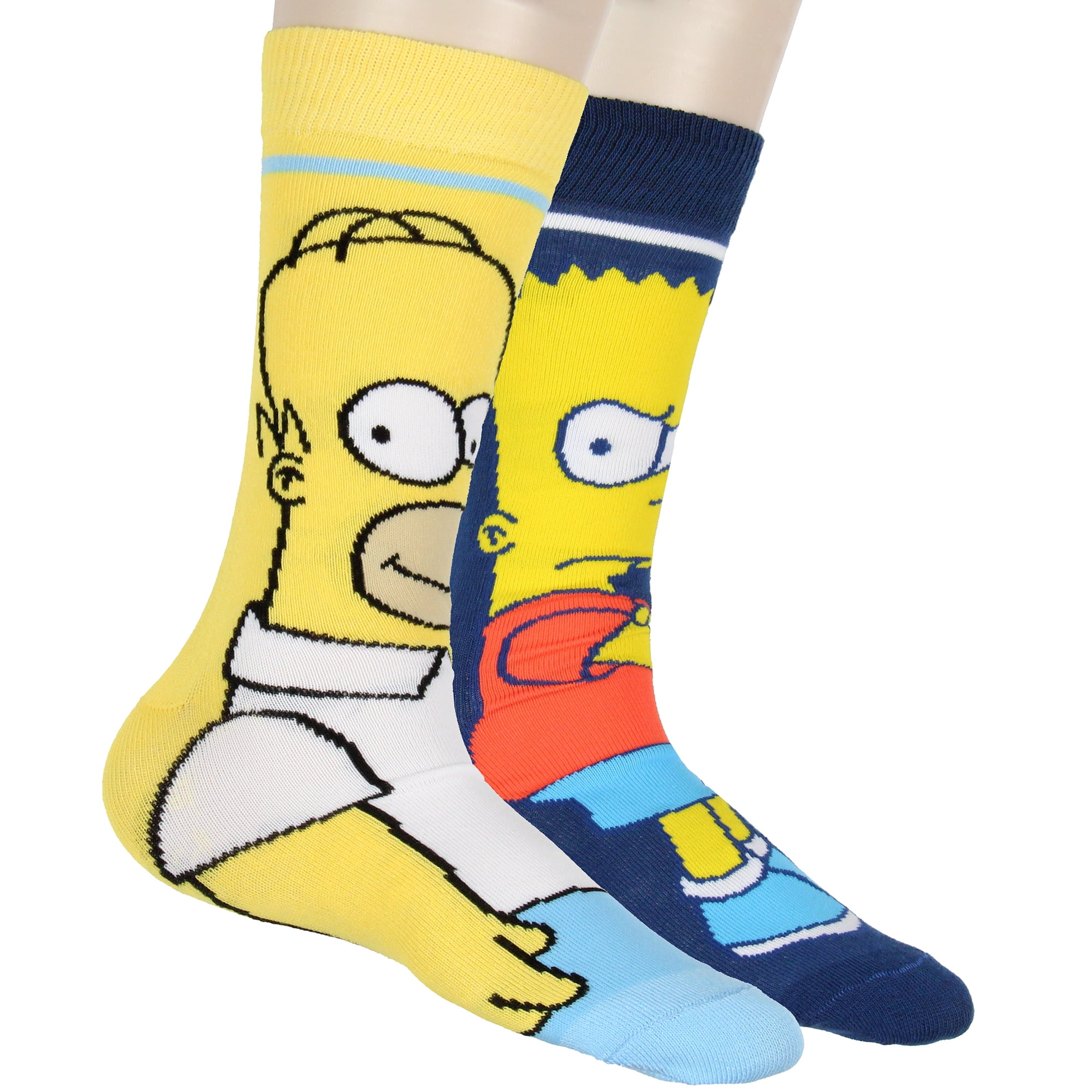 Simpsons Cartoon Socks The Simpsons Casual Novelty Bart Homer Character ...