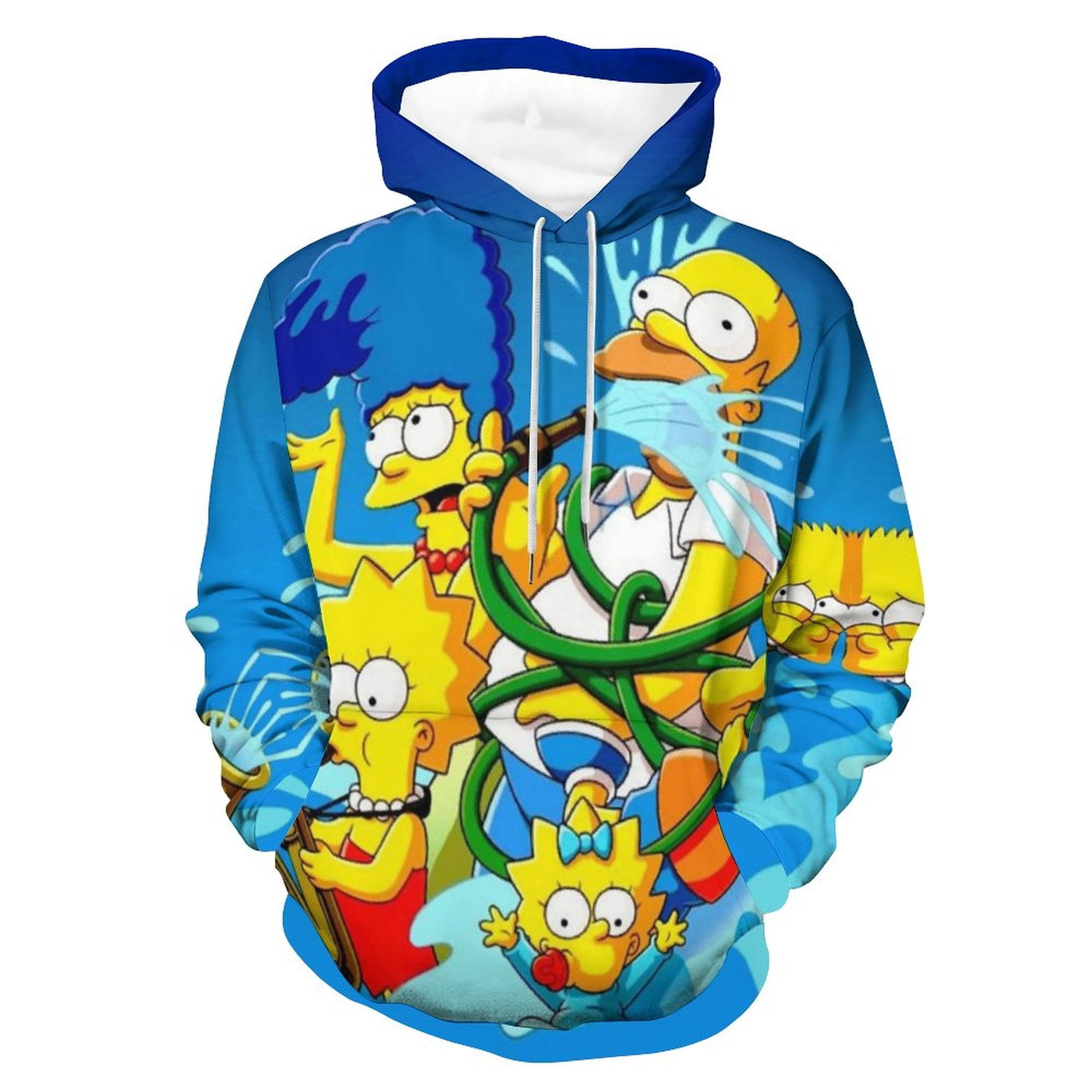 Simpsons Casual Pullover Hoodie Unisex Hooded Sweatshirt Novelty 3D ...