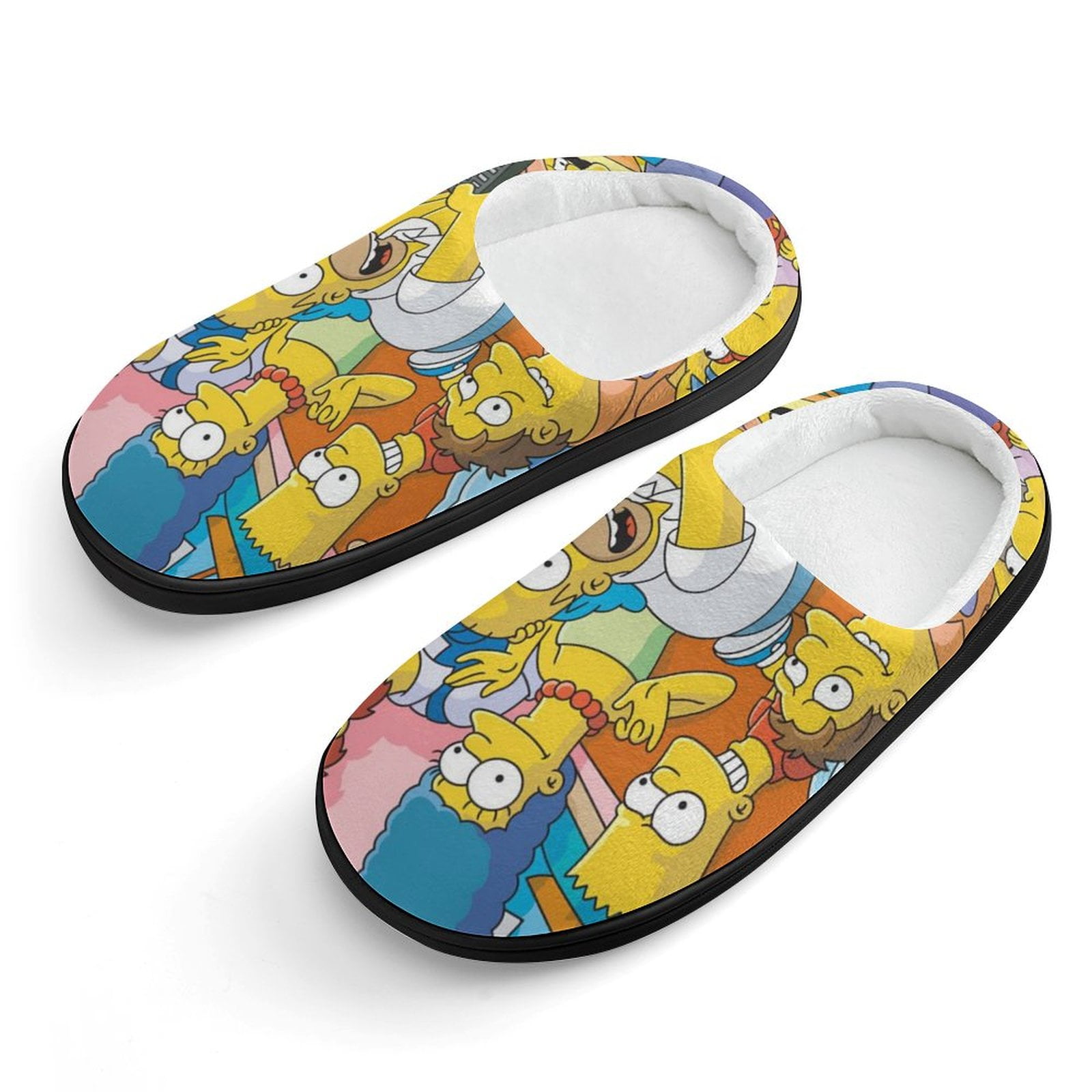 The Simpsons Character Winter Plush Slippers for Boys Girls Soft Warm ...