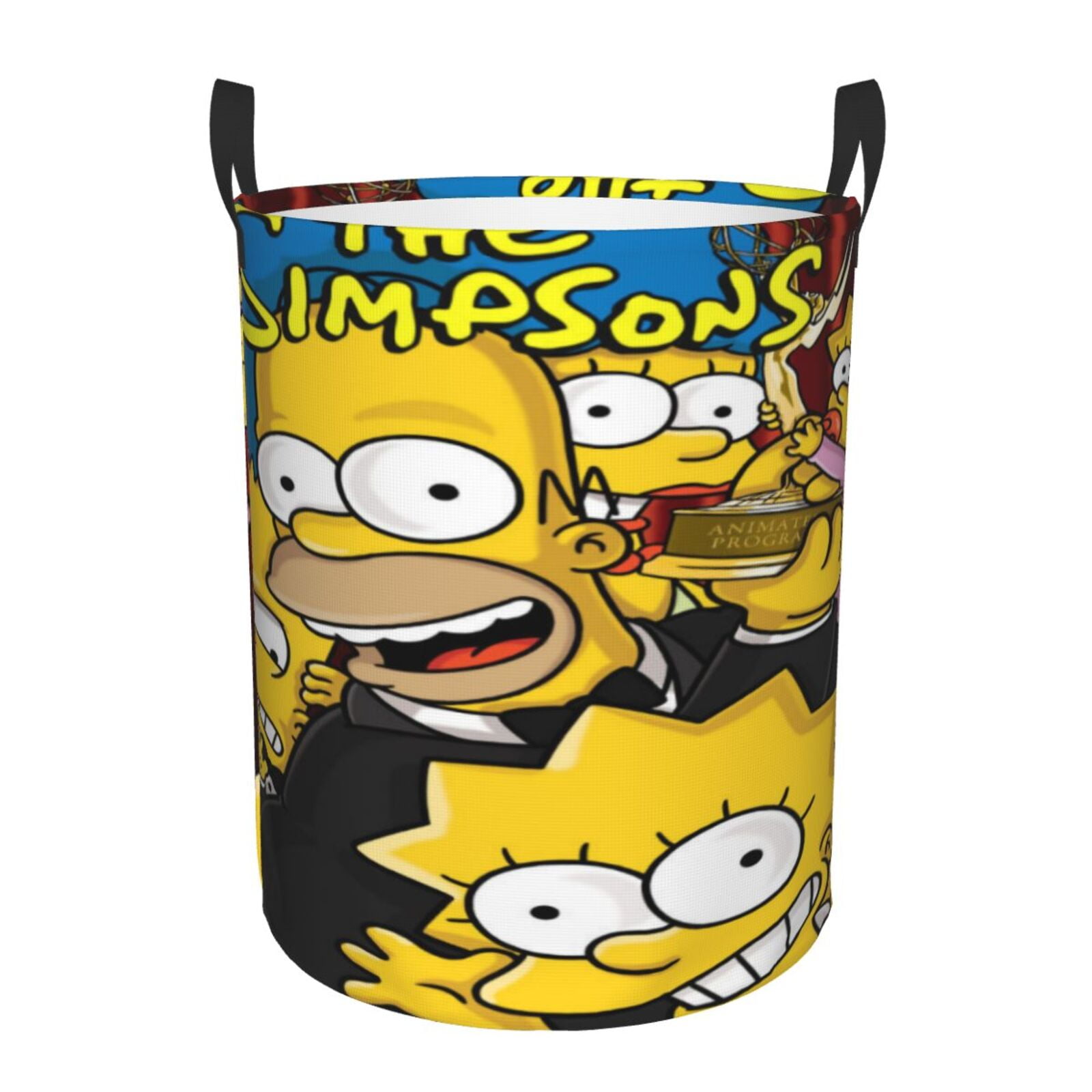 Simpsons Collapsible Laundry Basket Cartoon Laundry Hamper with Handles ...