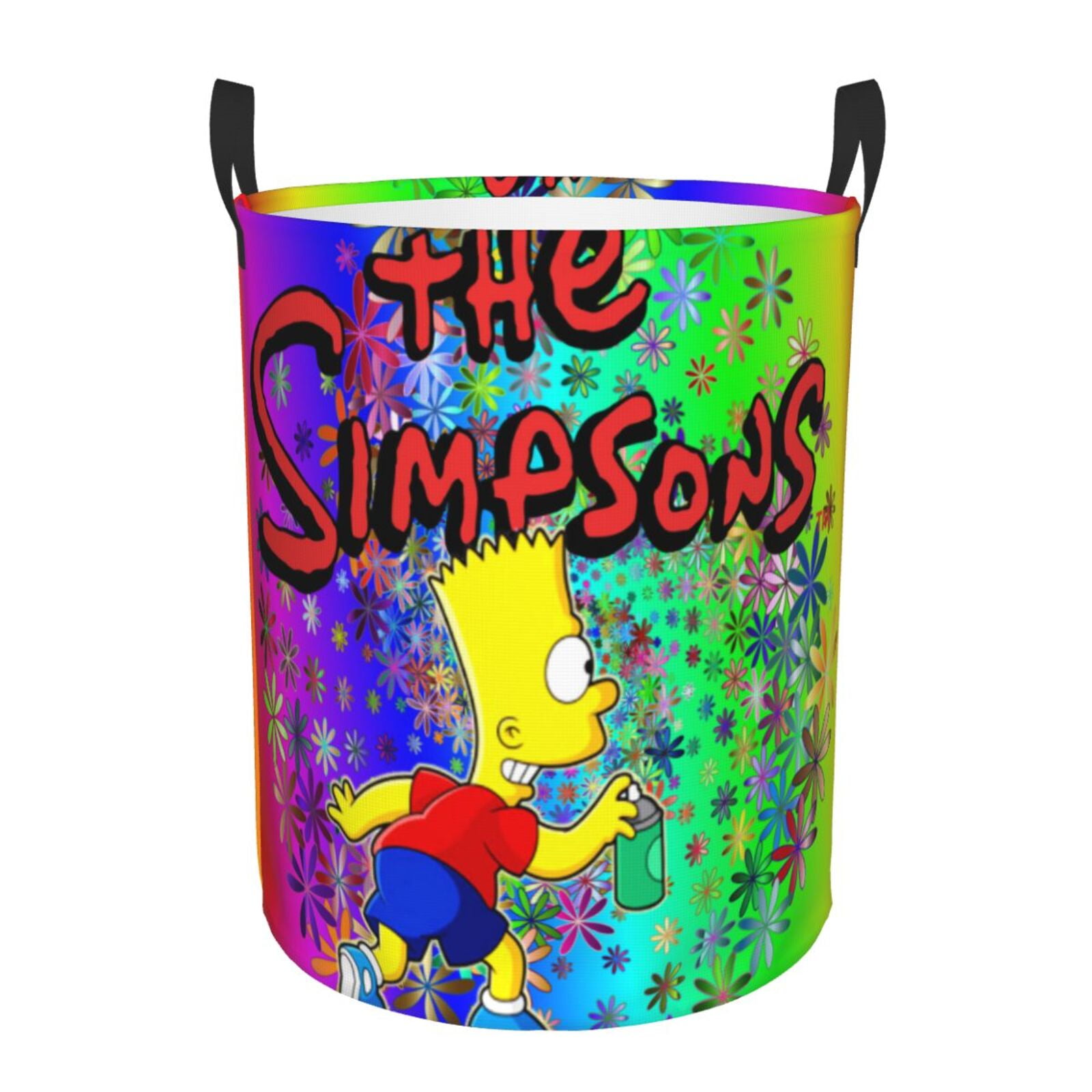 Simpsons Collapsible Laundry Basket Cartoon Laundry Hamper with Handles ...