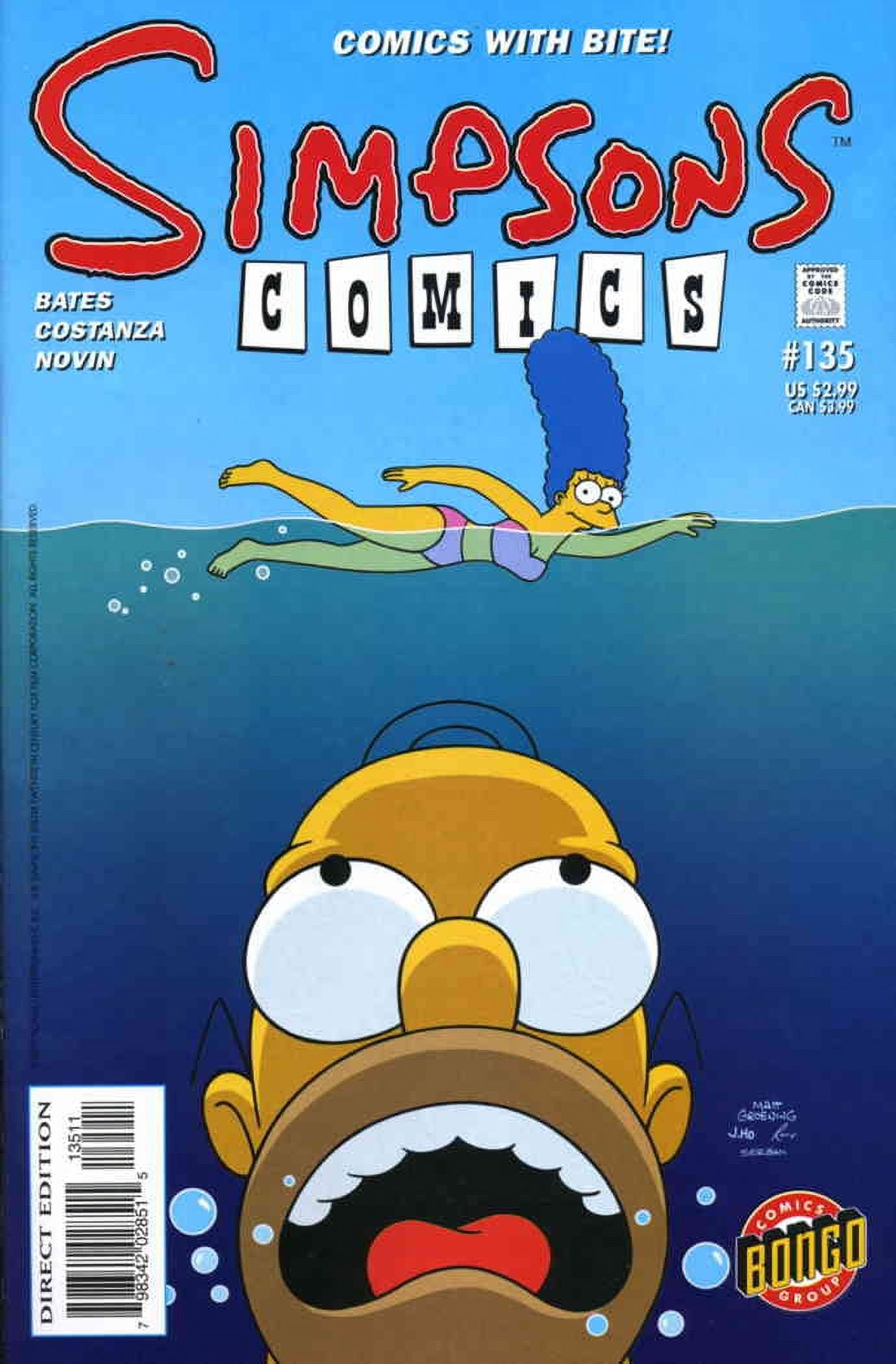 Simpsons Comics #135 VF ; Bongo Comic Book - Walmart.com