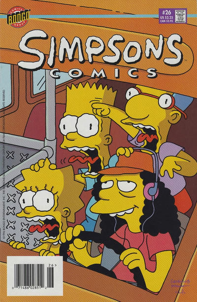 Simpsons Comics #26 (Newsstand) VF ; Bongo Comic Book - Walmart.com