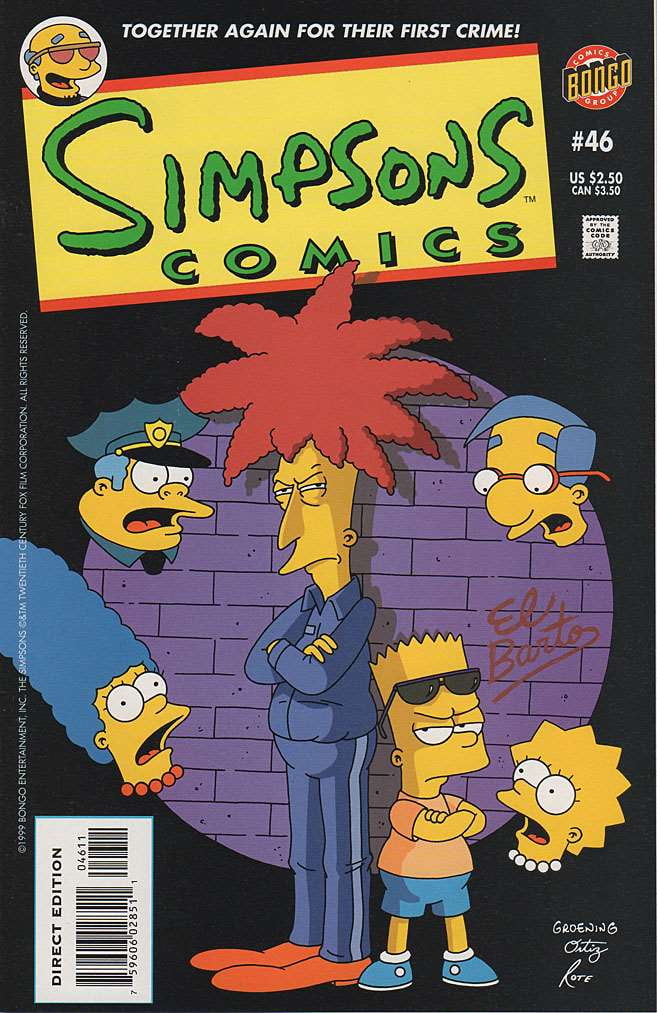 Simpsons Comics #46 VF ; Bongo Comic Book - Walmart.com