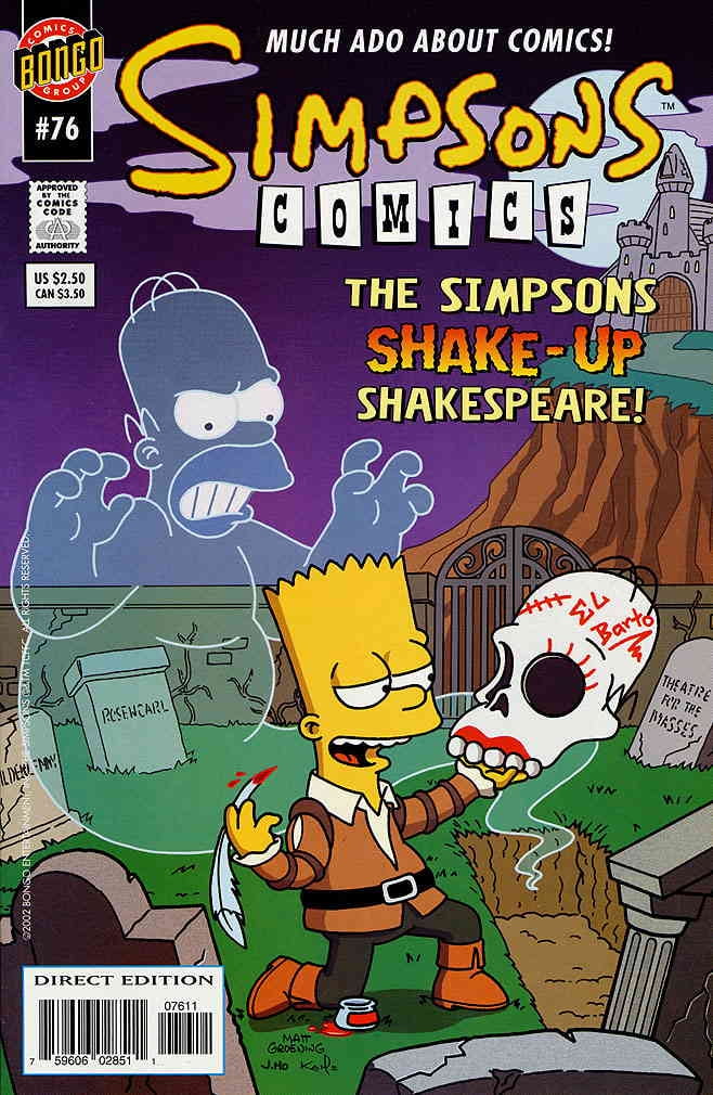 Simpsons Comics #76 VF ; Bongo Comic Book - Walmart.com