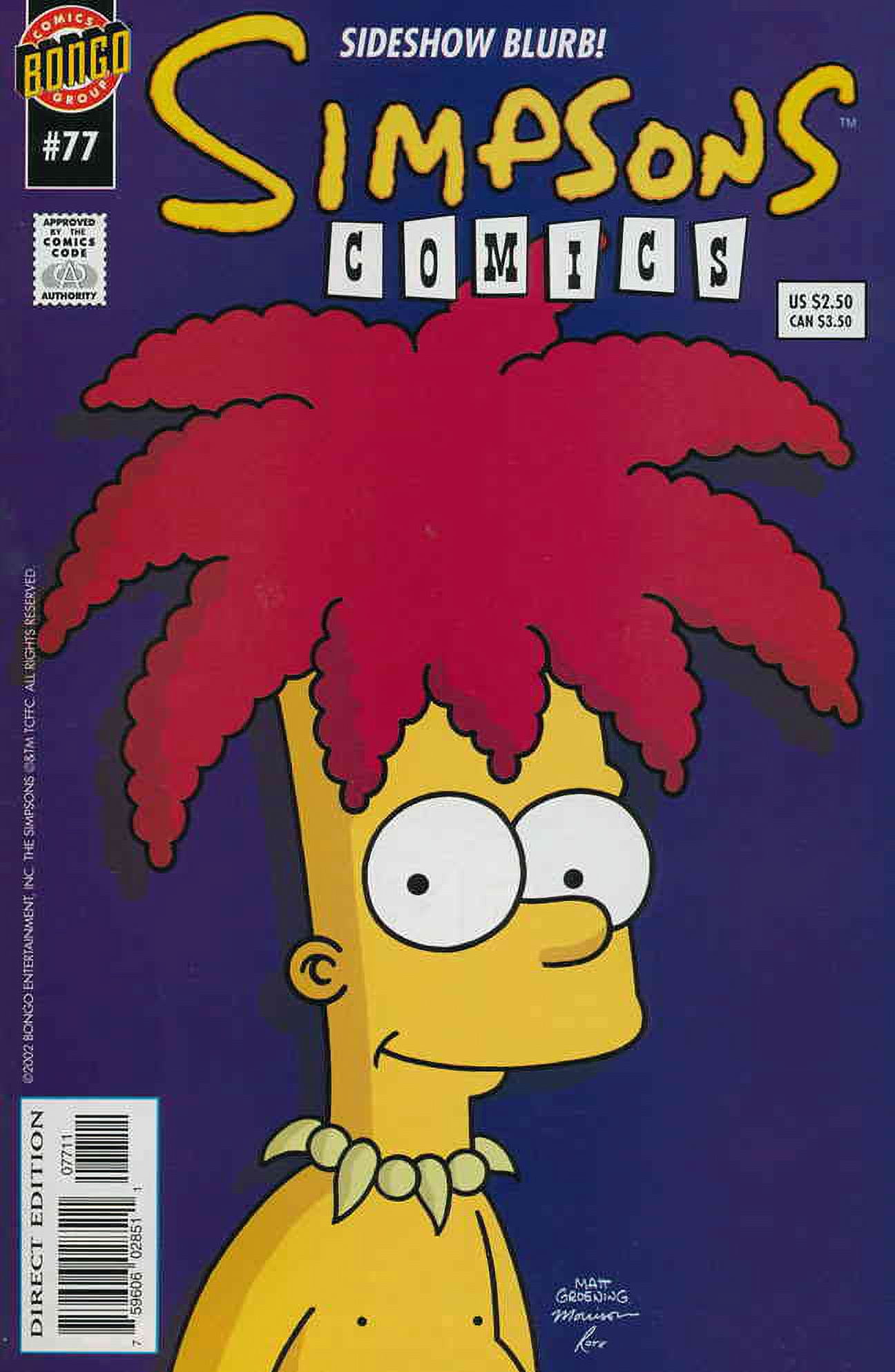 Simpsons Comics #77 VF ; Bongo Comic Book - Walmart.com