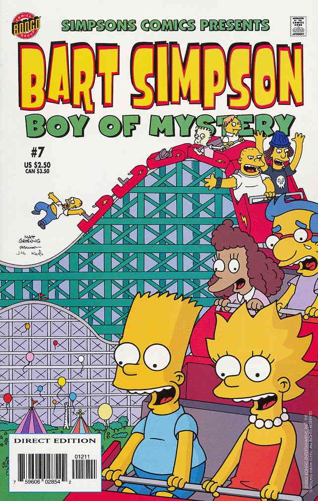 Simpsons Comics Presents Bart Simpson #7 VF ; Bongo Comic Book ...