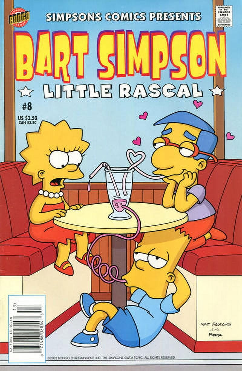 Simpsons Comics Presents Bart Simpson #8 (Newsstand) VF ; Bongo Comic ...