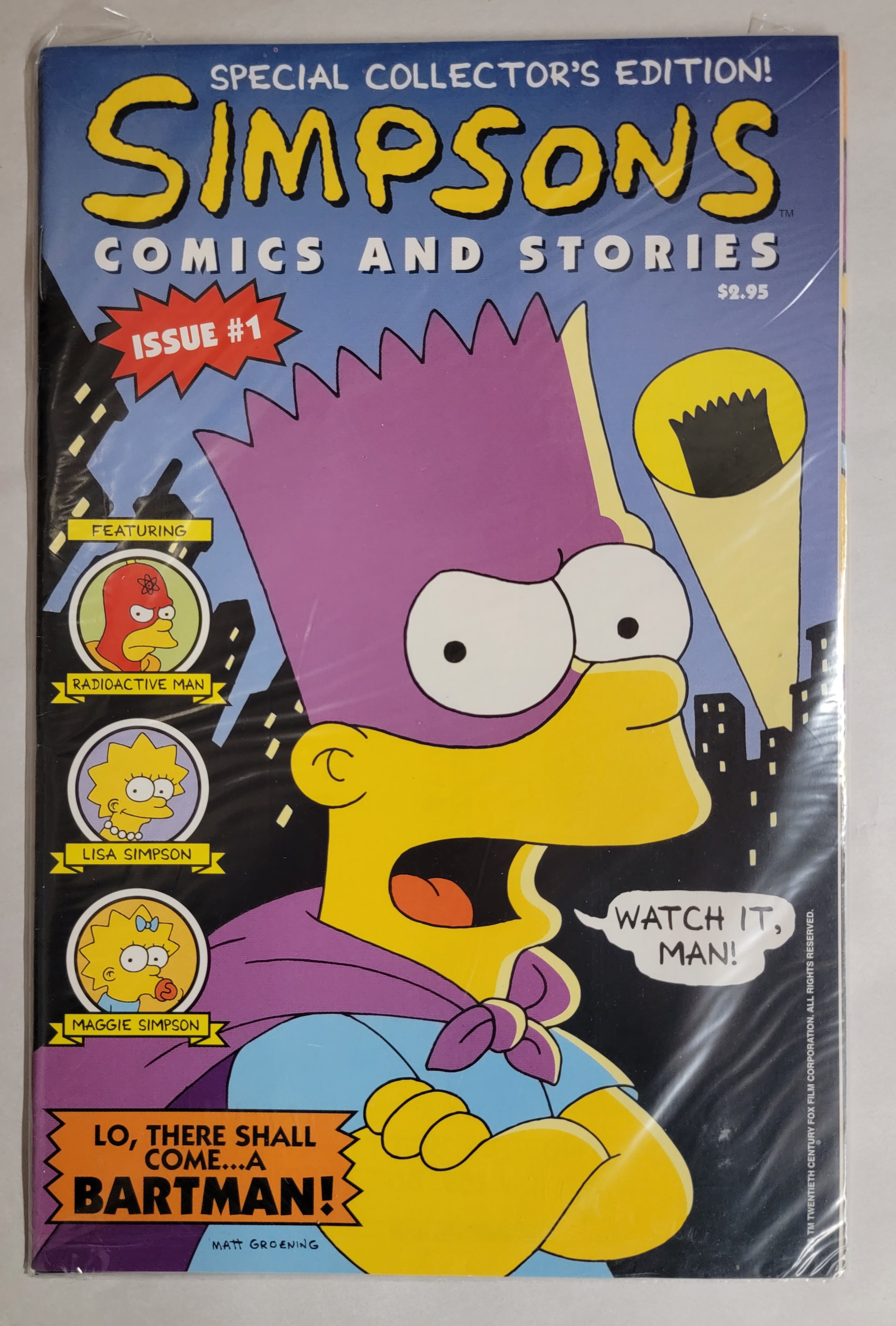 Simpsons Comics and Stories Issue #1 Special Collector's Edition Comic ...