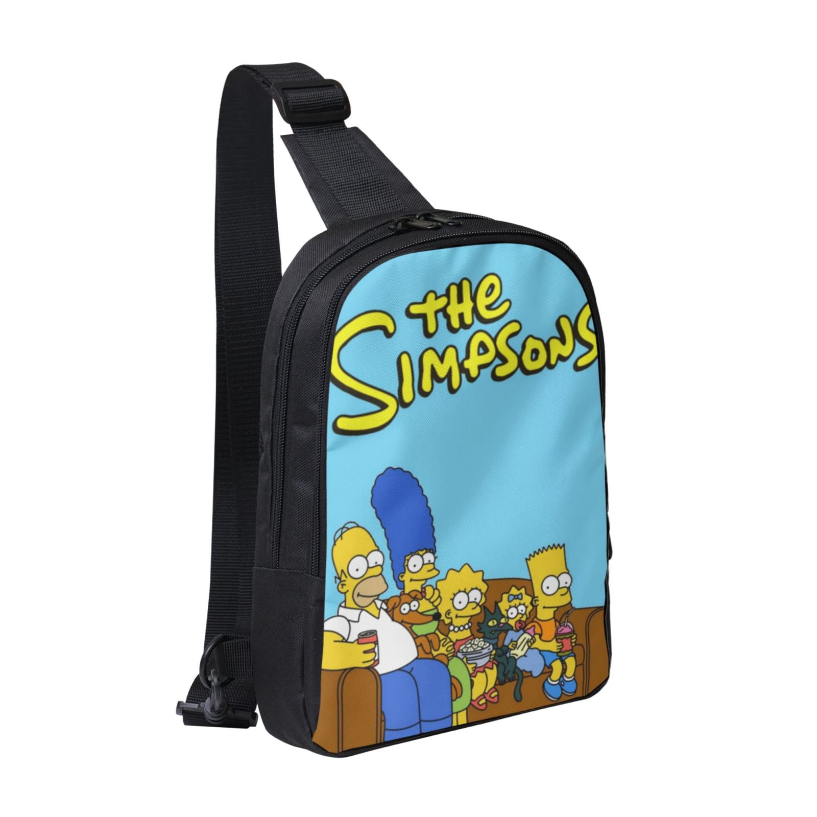 Simpsons Crossbody Sling Bag Fanny Pack Sling Chest Bag Dual Pocket ...