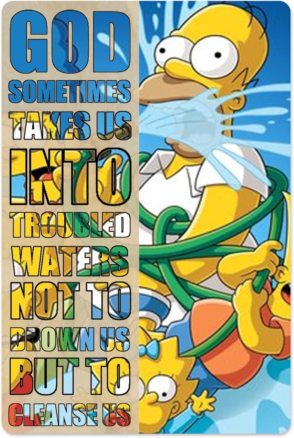 The Simpsons Diamond Art Kits for Adults Beginners God Sometimes Takes ...