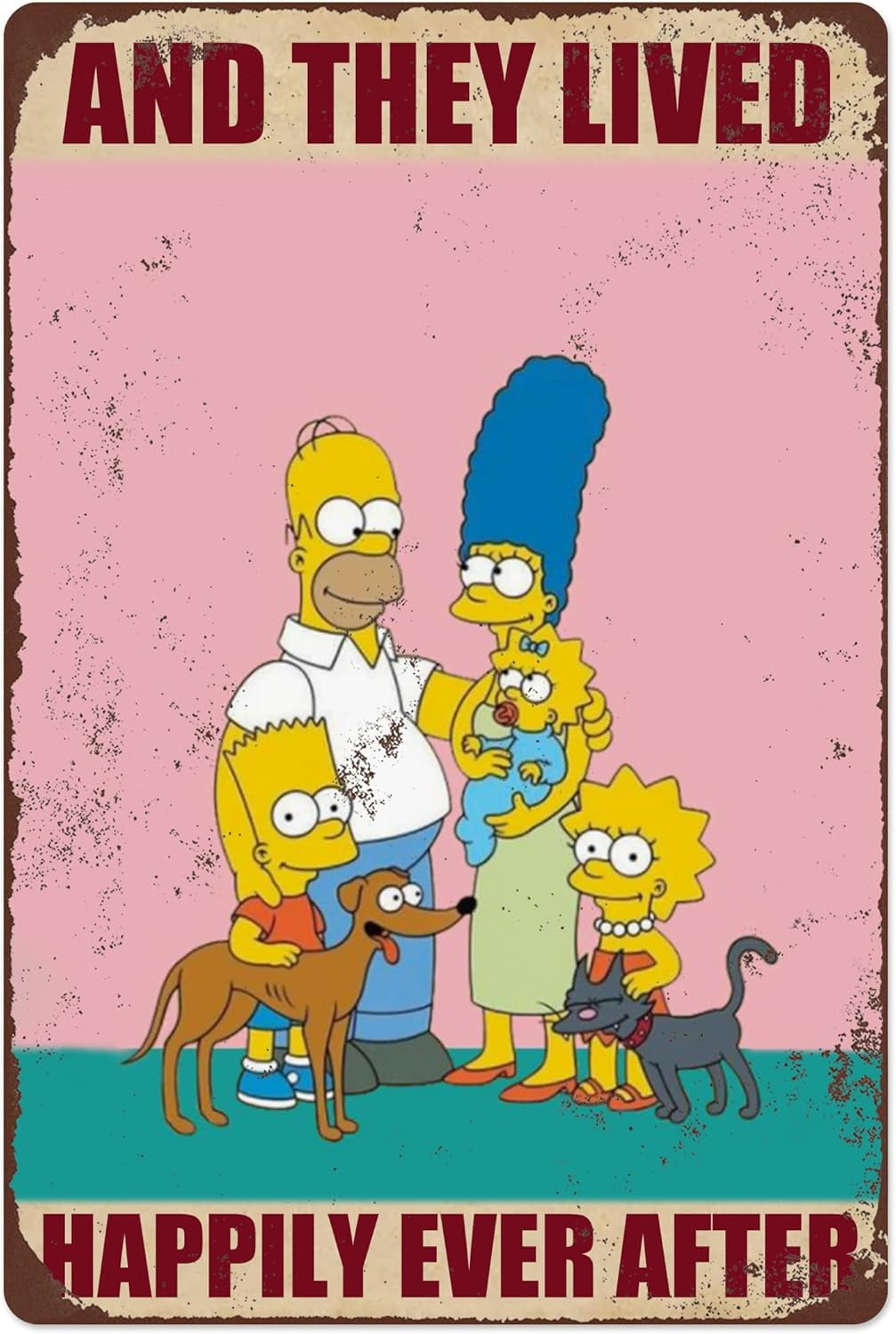The Simpsons Diamond Art Kits for Adults Beginners They Lived Happily ...