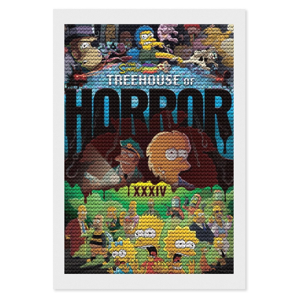 Simpsons Diamond Art Kits for Adults Cartoon 5D DIY Diamond Art Kits ...