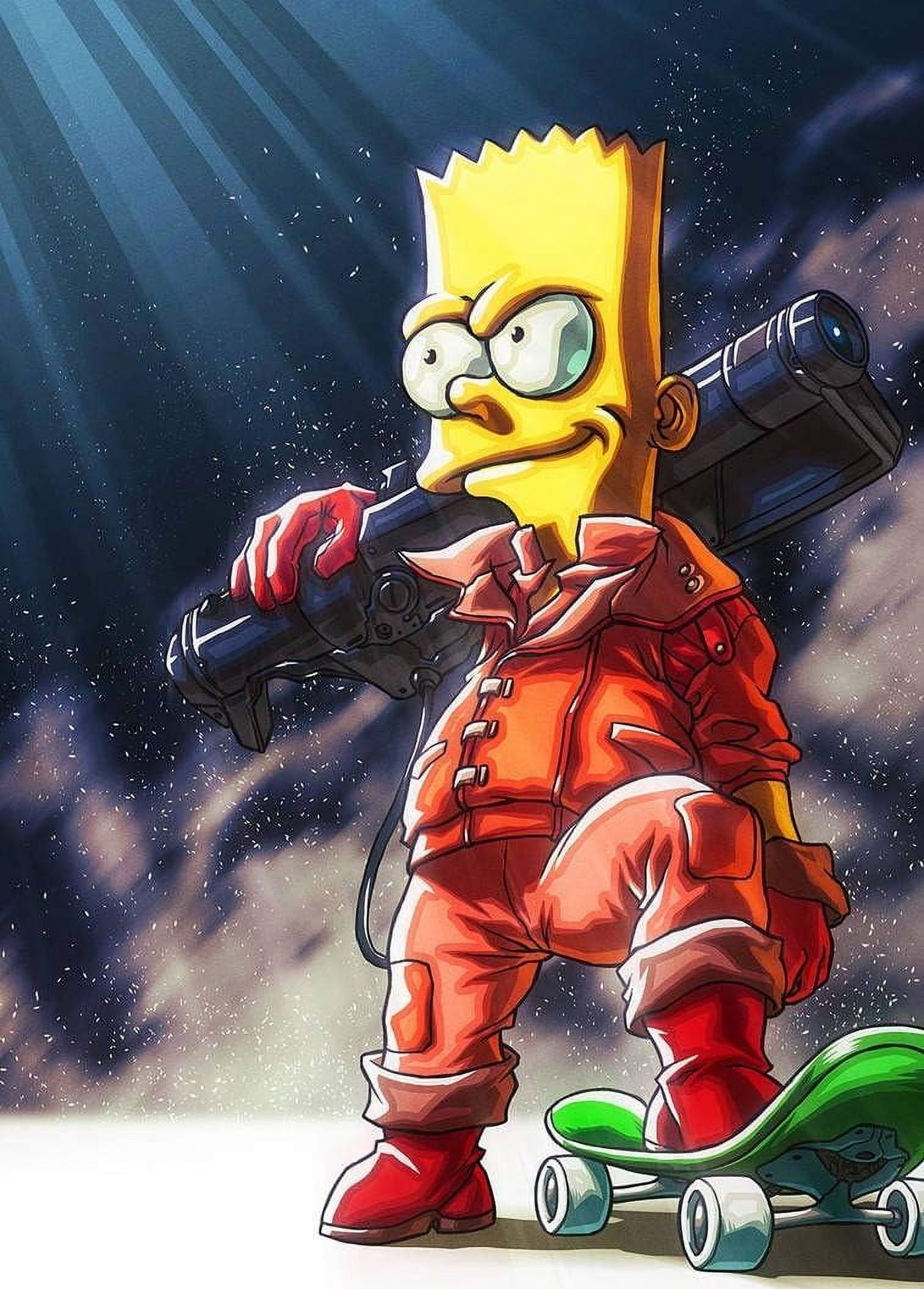 The Simpsons Diamond Art Painting Kits for Adults 5D Bart Simpson ...