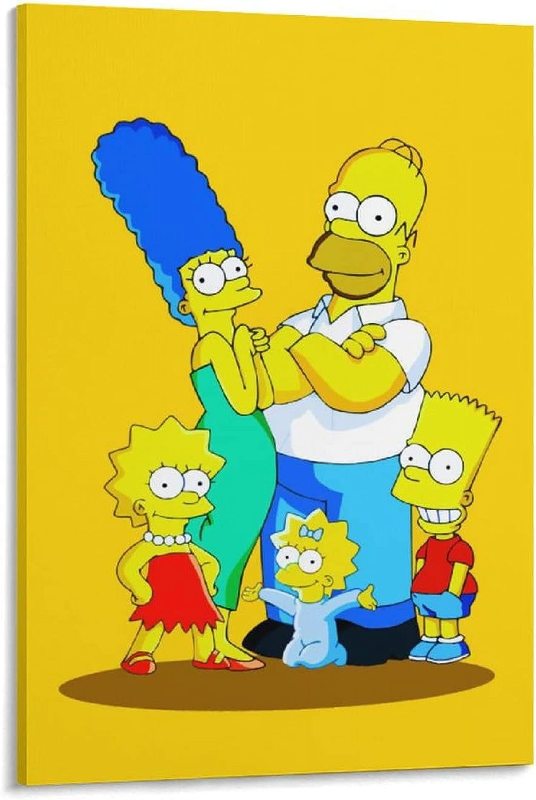 The Simpsons Diamond Art Painting Kits for Adults 5D Funny Cartoon ...