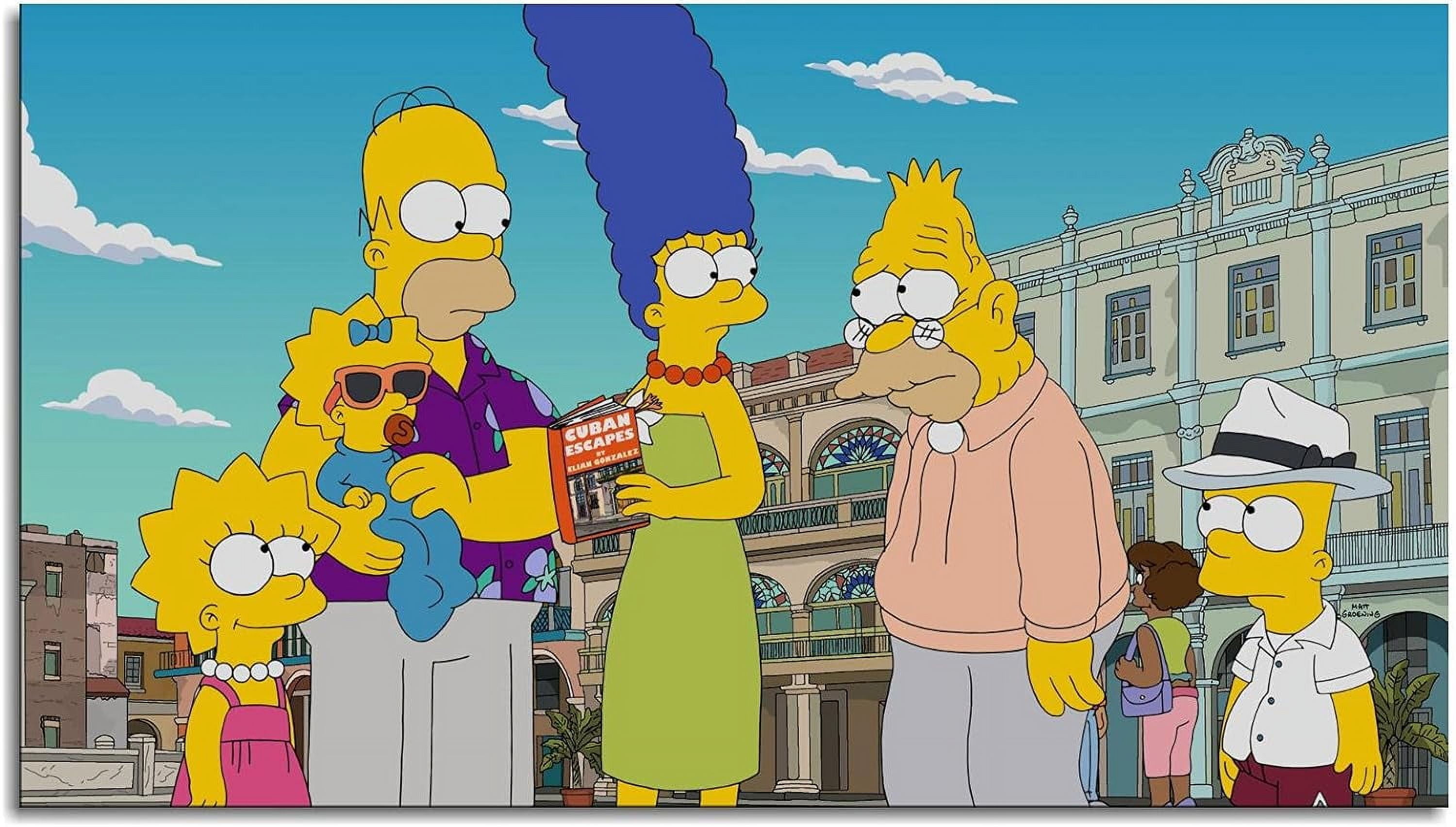 The Simpsons Diamond Painting Kits For Adults Cartoon Anime Round Full ...