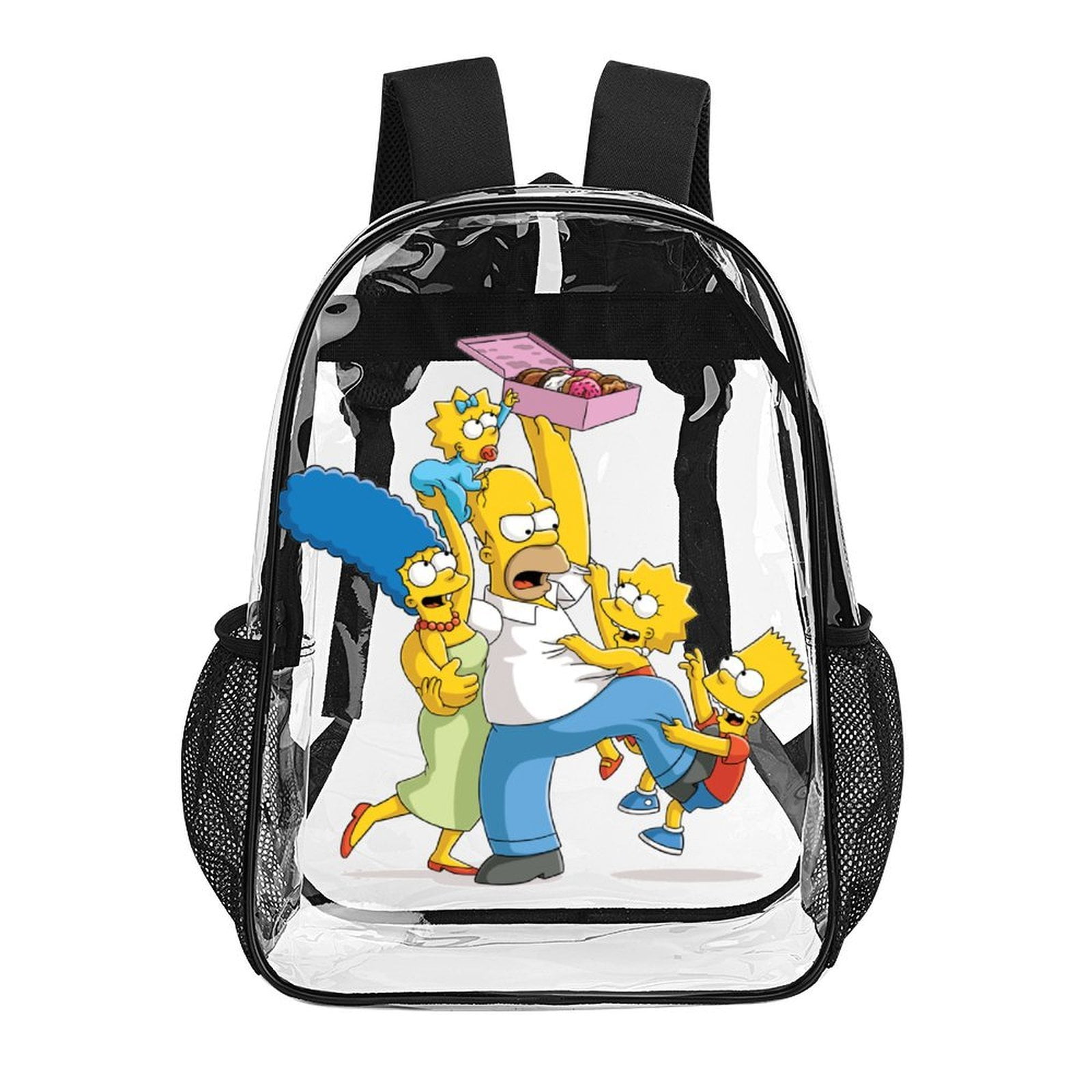 The Simpsons Family Clear Backpack Transparent Bag Large Capacity ...