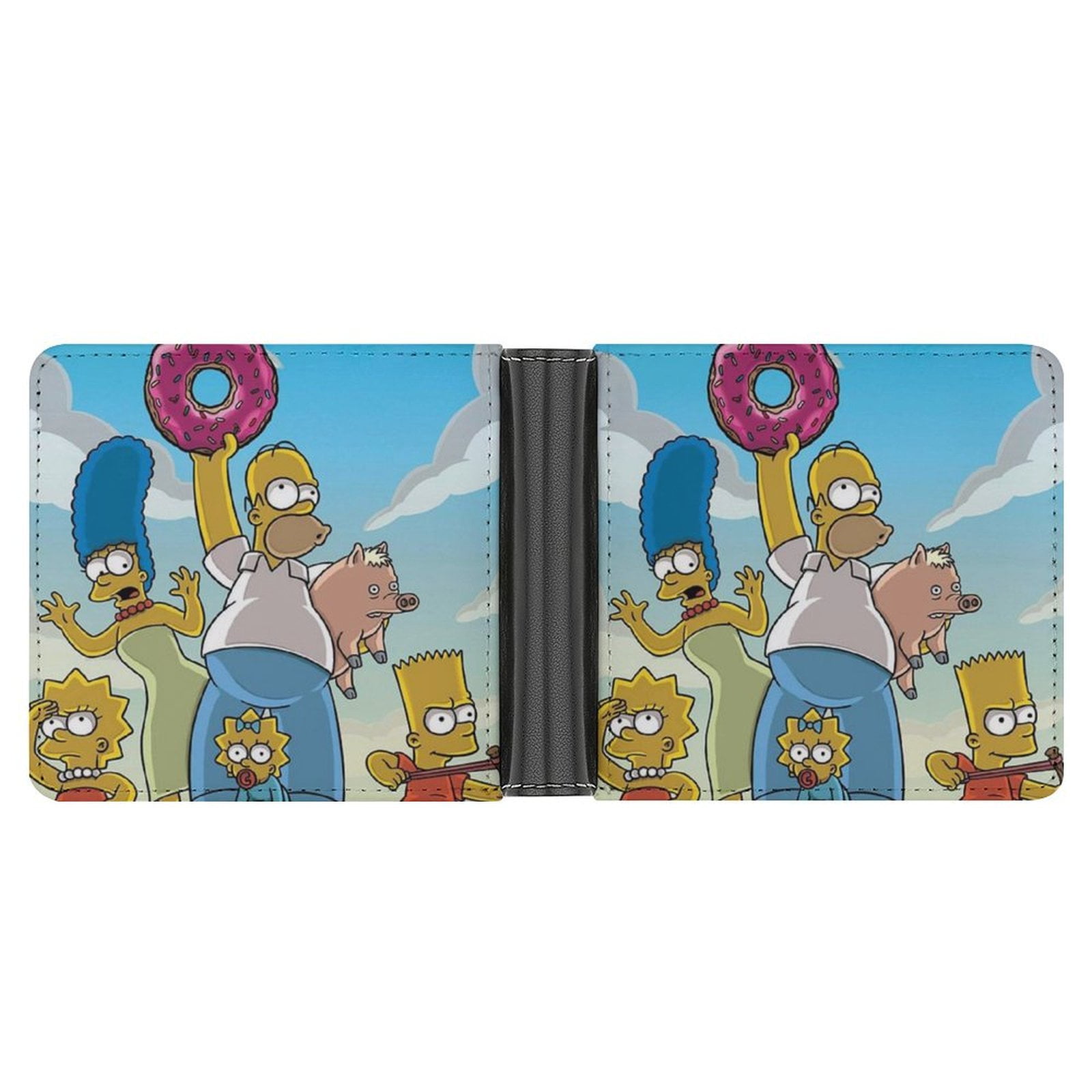 Simpsons Fashion Bifold Wallet Large Capacity Slim Minimalist Purse for ...