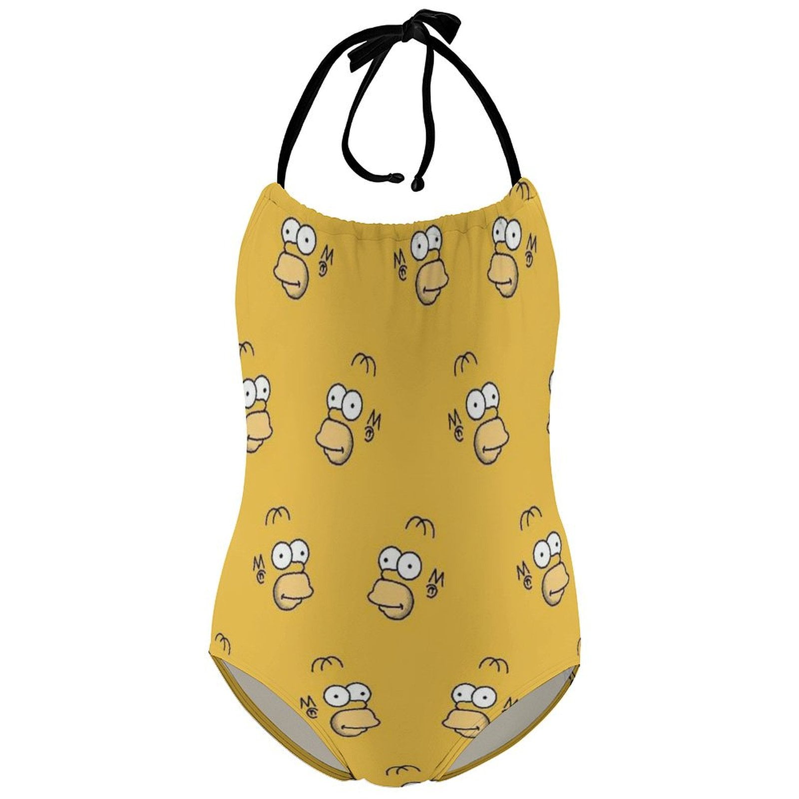 Simpsons Girl's One-Piece Swimsuit Bathing Suit Soft Stretchy Children ...