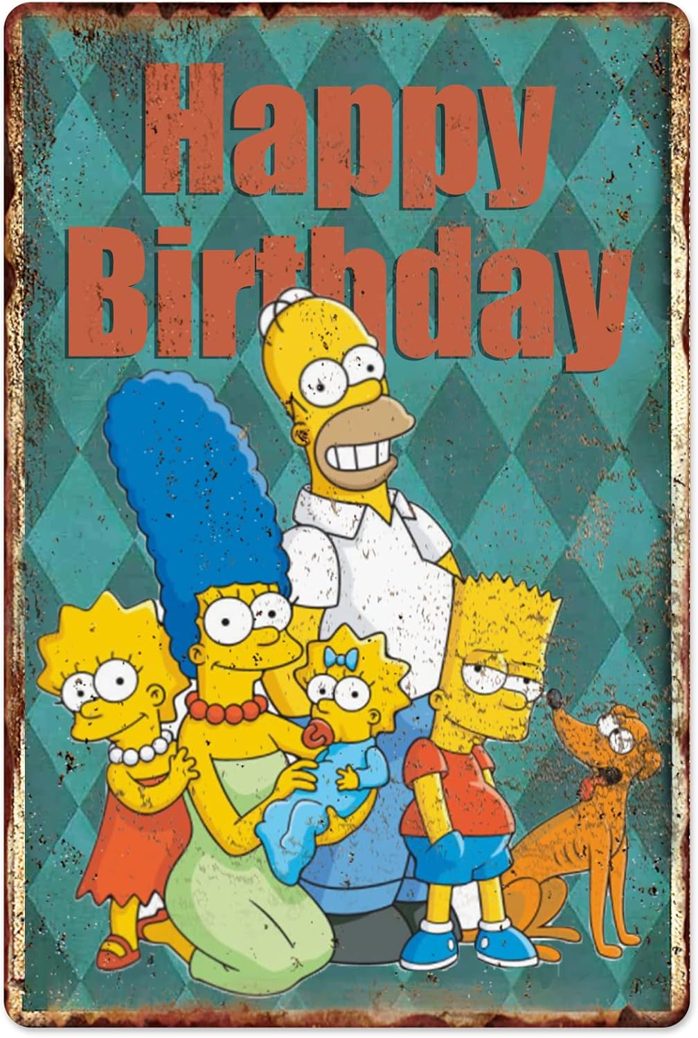 The Simpsons Happy Bithday Diamond Art Painting Kits for Adults 5D ...