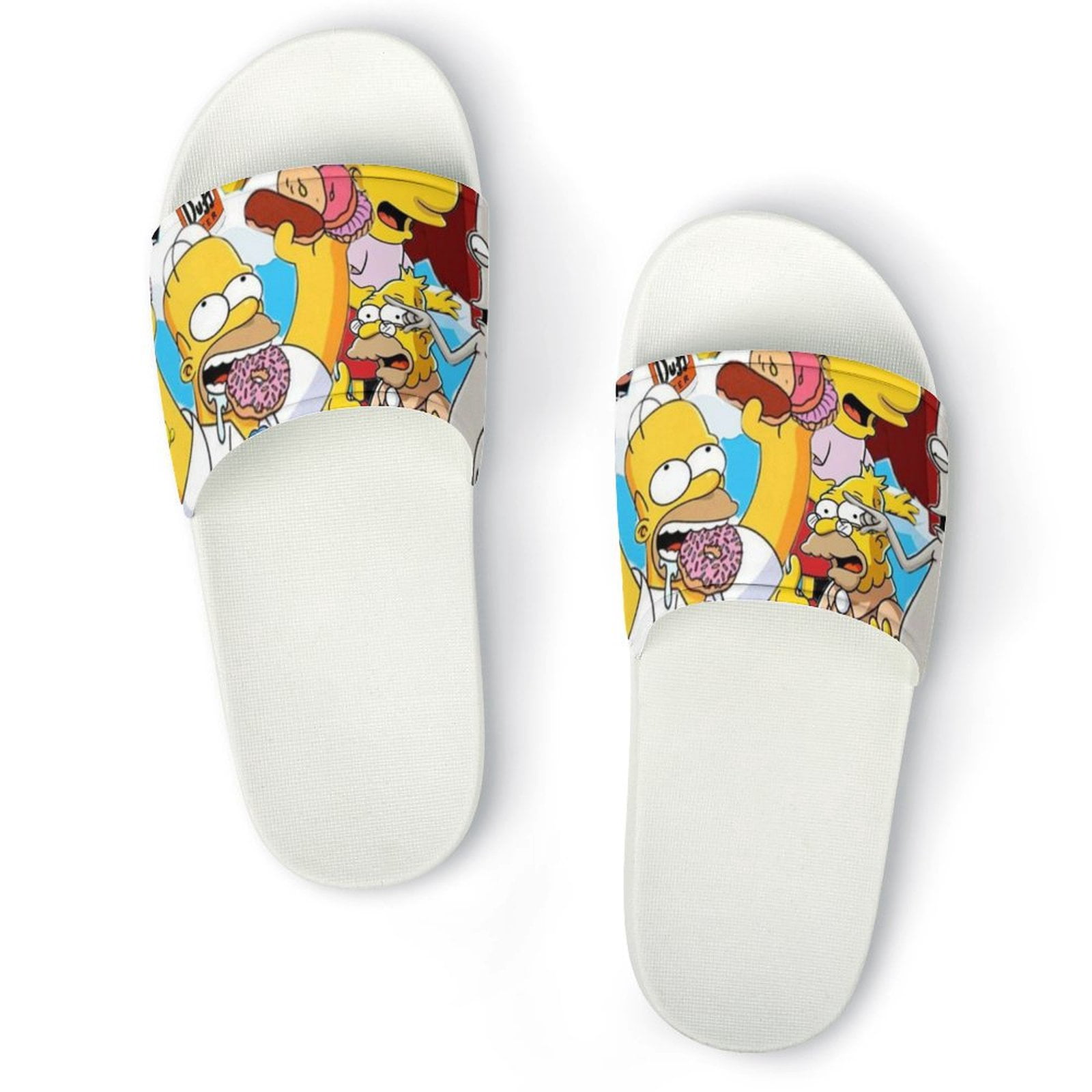Simpsons Home Slippers Unisex House Sandals Breathable PVC Slides for ...