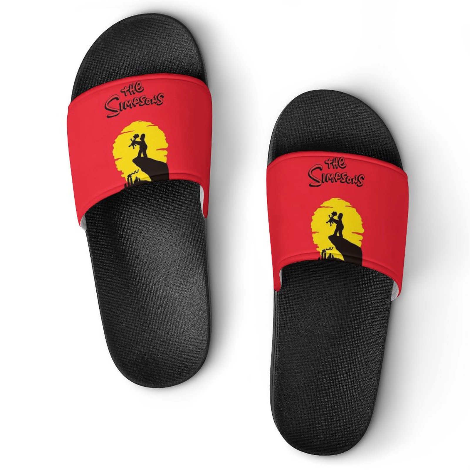 Simpsons Home Slippers Unisex House Sandals Breathable PVC Slides for ...