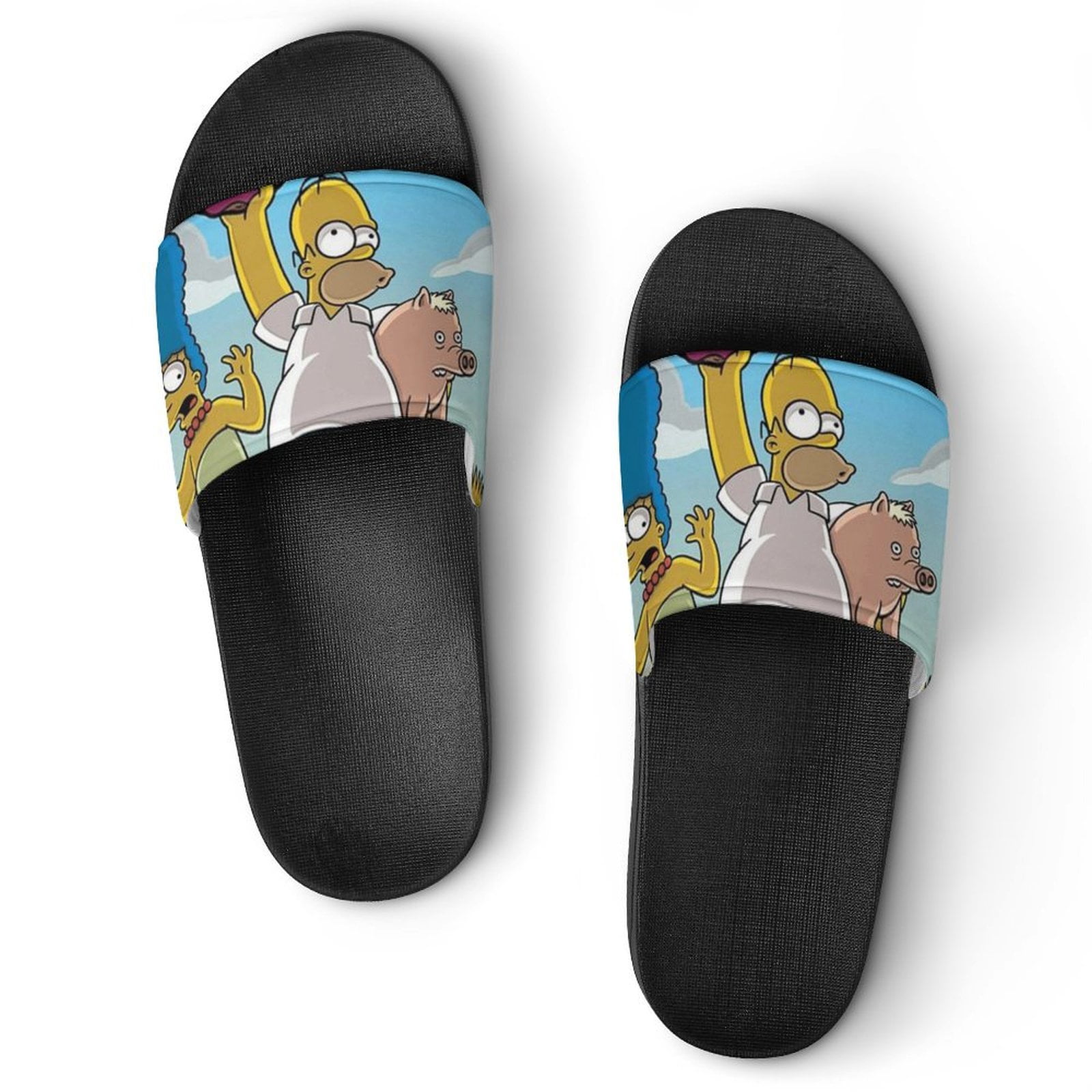 Simpsons Home Slippers Unisex House Sandals Breathable PVC Slides for ...