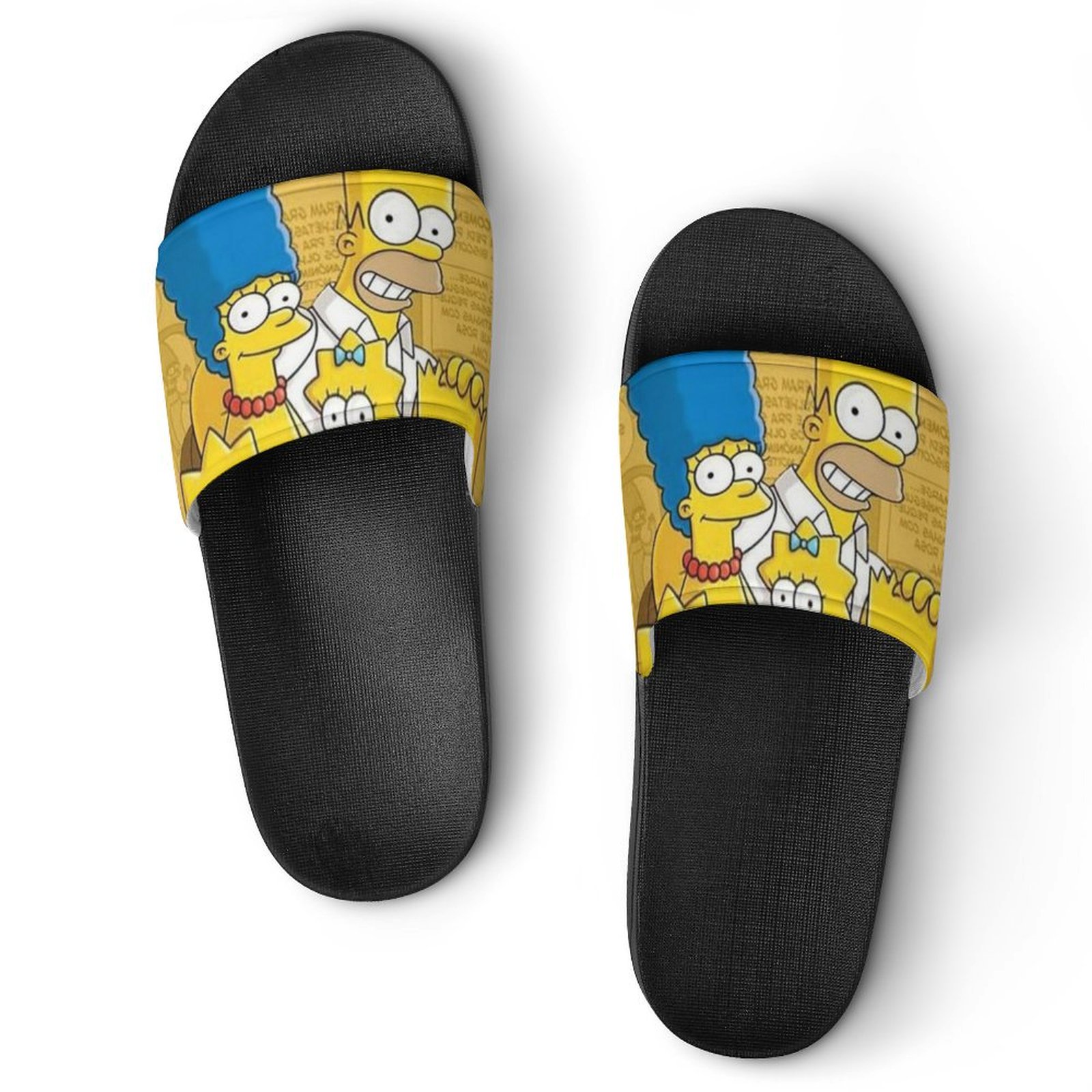 Simpsons Home Slippers Unisex House Sandals Breathable PVC Slides for ...