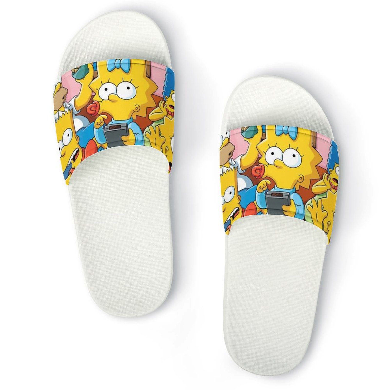 Simpsons Home Slippers Unisex House Sandals Breathable PVC Slides for ...