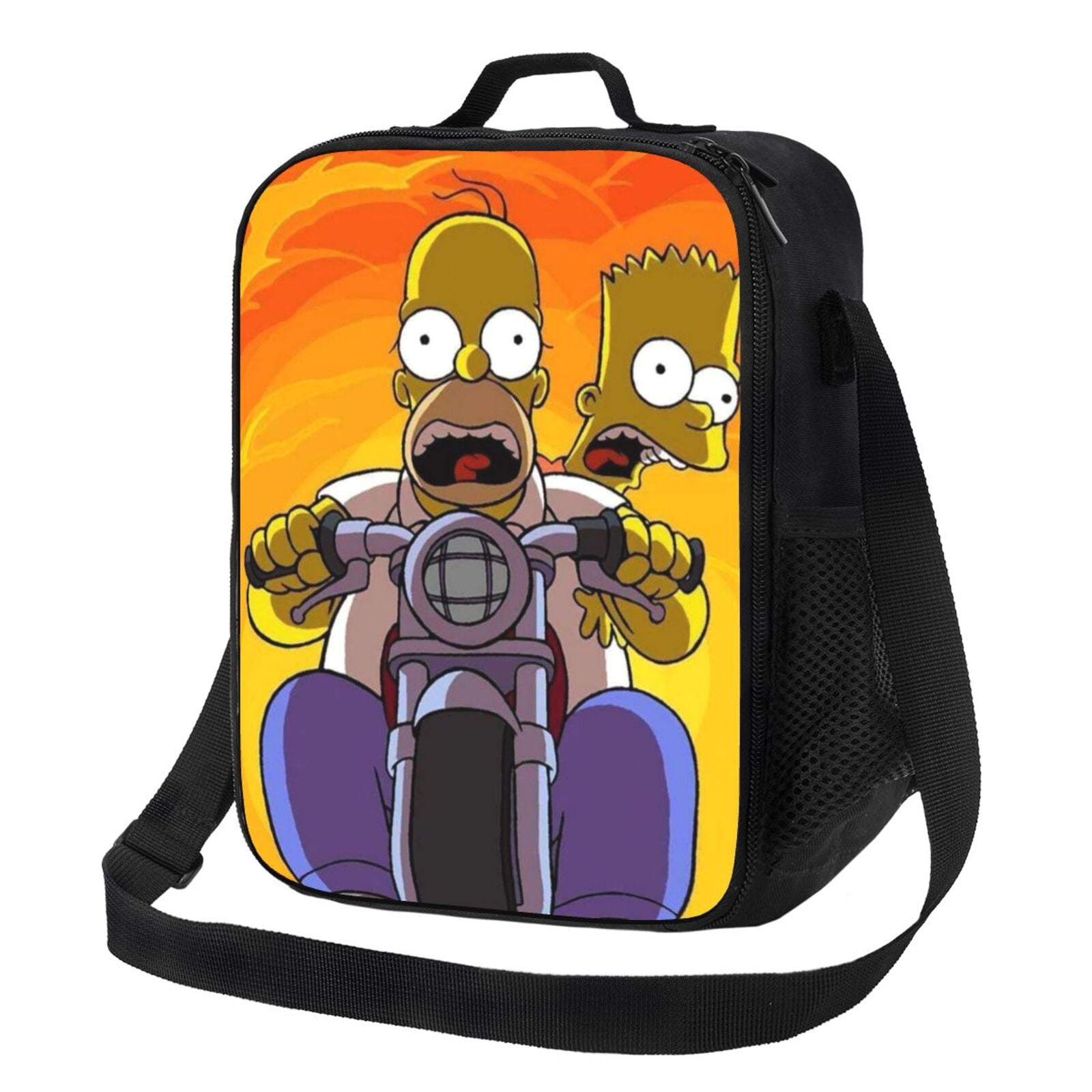 Simpsons Insulated Lunch Bags Bento Bag Zipper Portable Lunch-Box ...