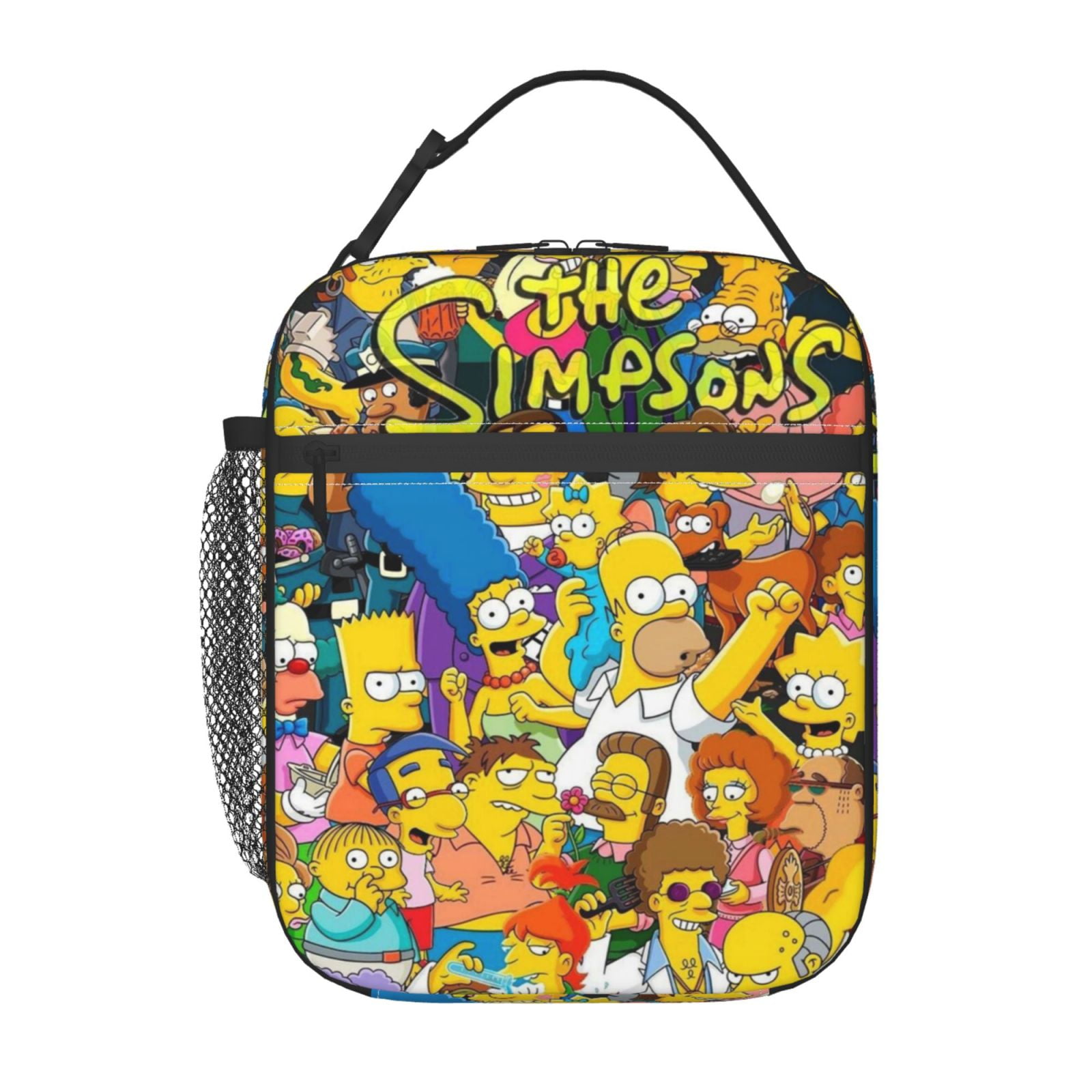 Simpsons Insulated Lunch Bags Reusable Tote Bag Lightweight Lunch Box ...