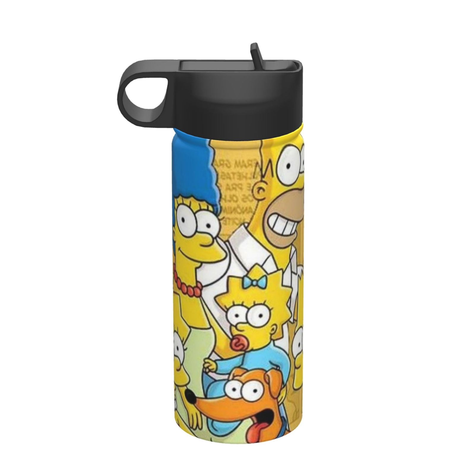 Simpsons Insulated Stainless Steel Tumbler 18oz Straw Cup Vacuum Bottle ...