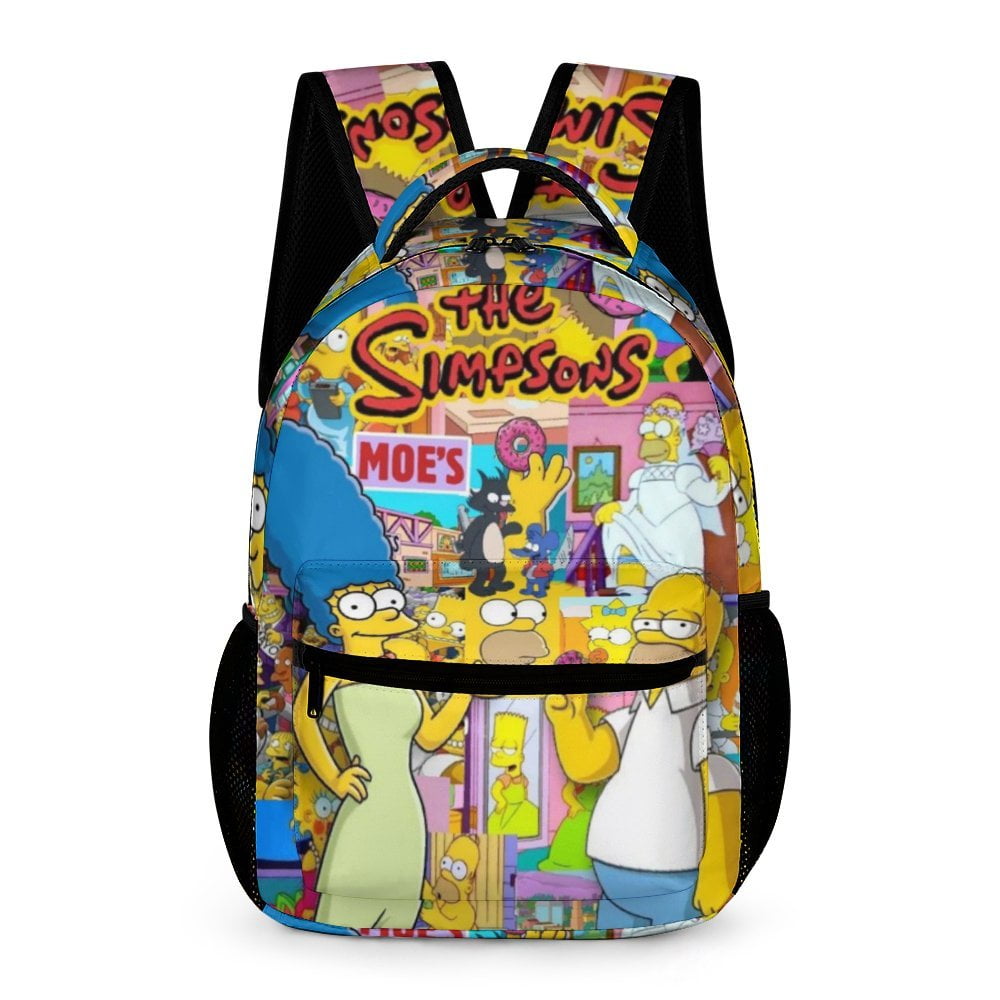Simpsons Backpacks Cute Casual Daypack Outdoor Travel Back Pack ...