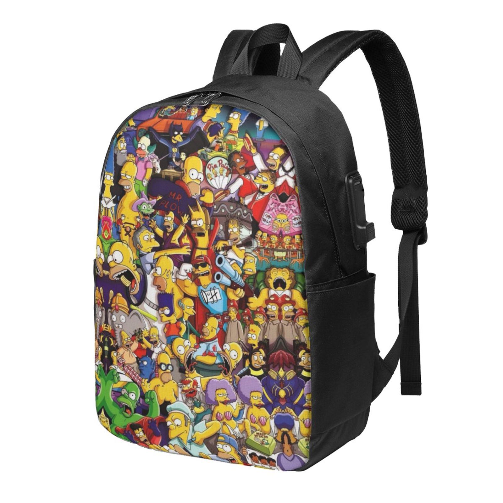 Simpsons Laptop Backpack,Business Travel Laptops Backpack with USB ...