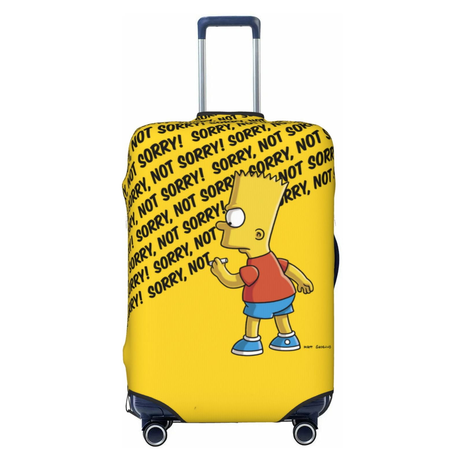 Simpsons Luggage Cover Cartoon Suitcase Covers Elastic Dustproof ...