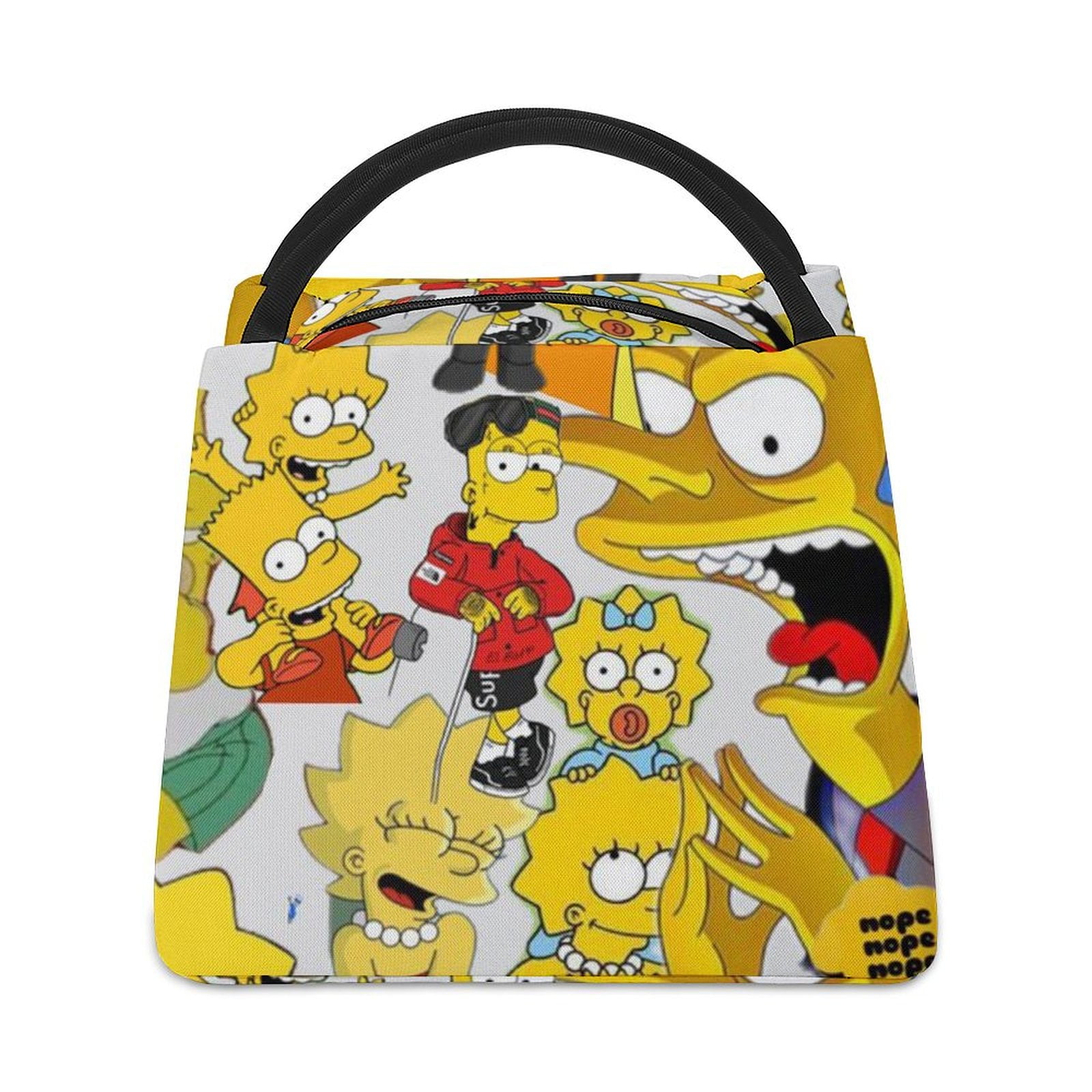 Simpsons Lunch Bag Reusable Cooler Tote Bag Insulated Lunch Boxes Lunch ...