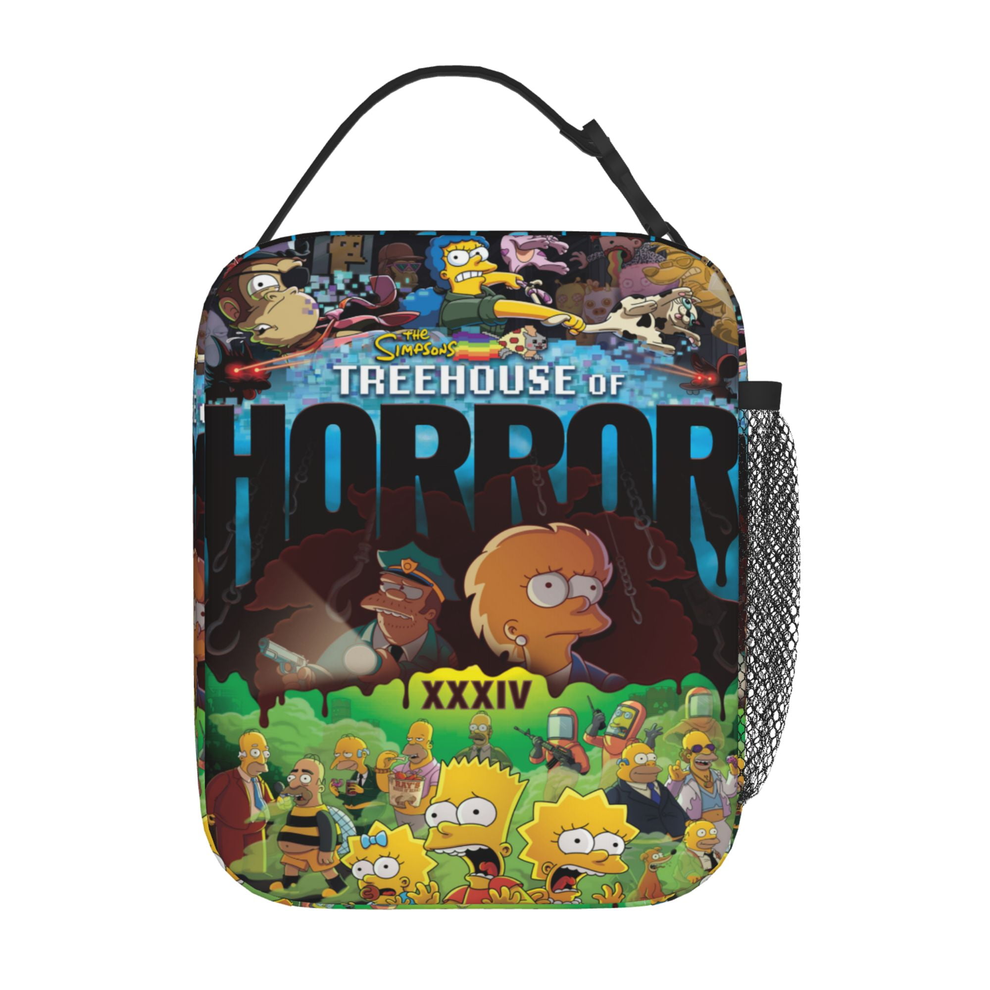 Simpsons Lunch Bag Reusable Insulated Lunch Box Meal Handbag To Keep ...