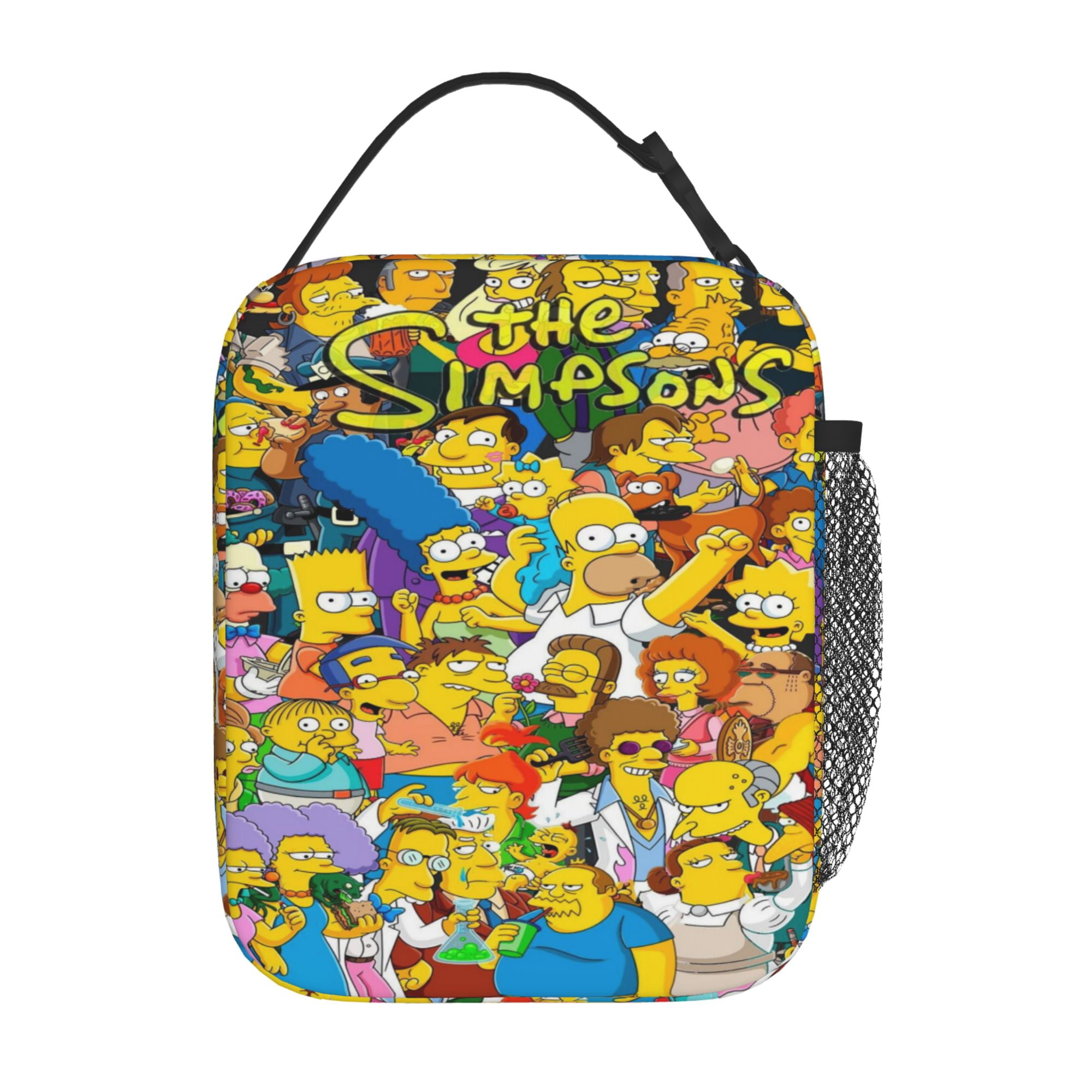 Simpsons Lunch Bag Reusable Insulated Lunch Box Meal Handbag To Keep ...