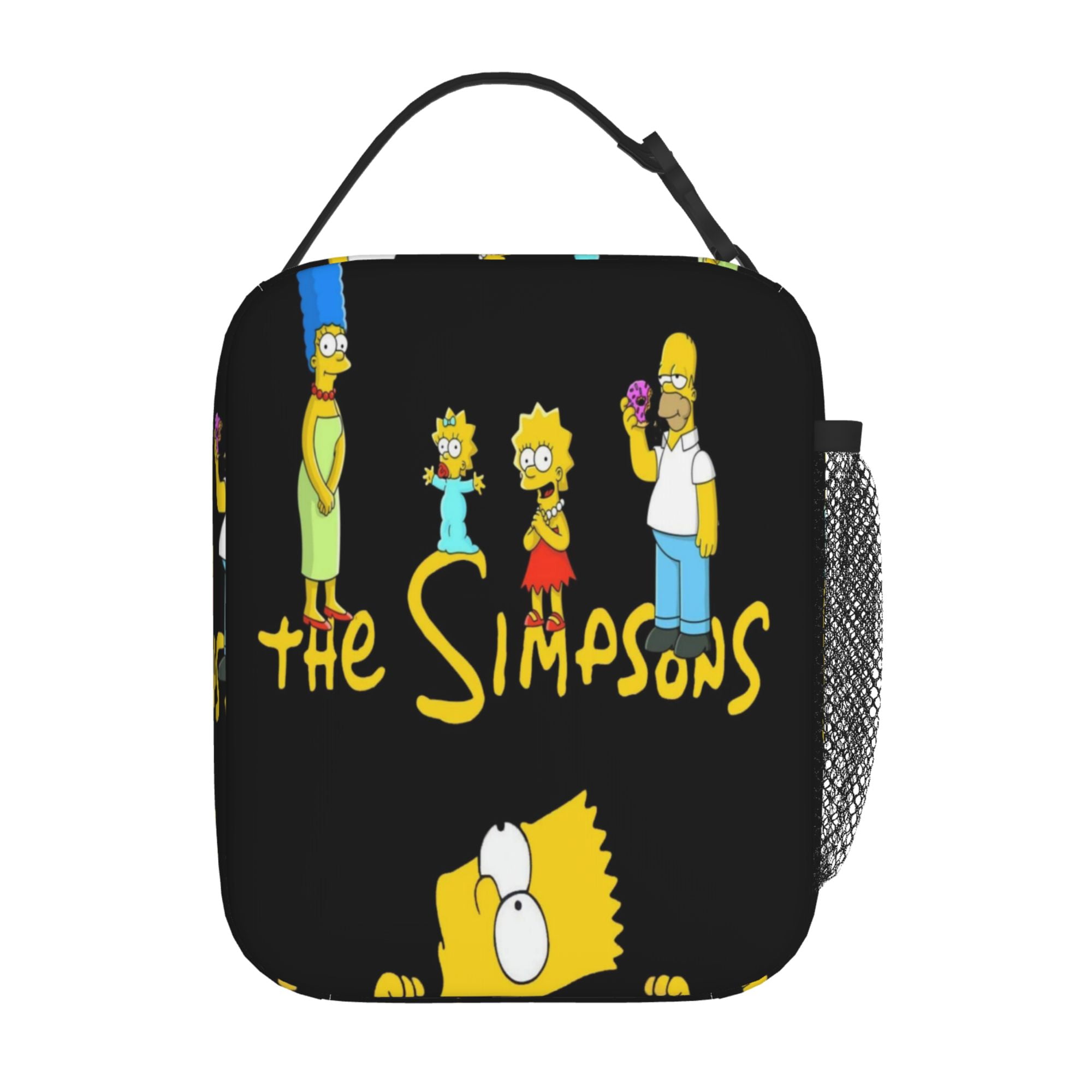Simpsons Lunch Bag Reusable Insulated Lunch Box Meal Handbag To Keep ...
