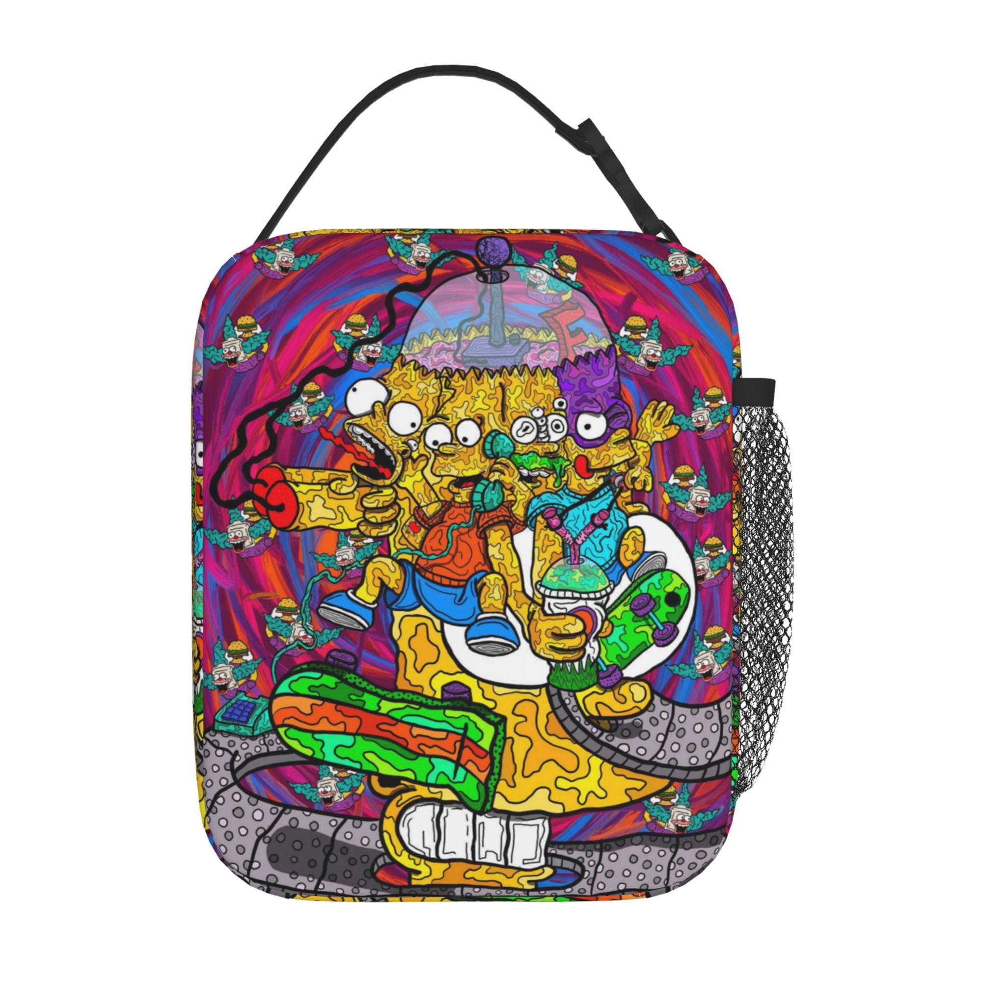 Simpsons Lunch Bag Reusable Insulated Lunch Box Meal Handbag To Keep ...