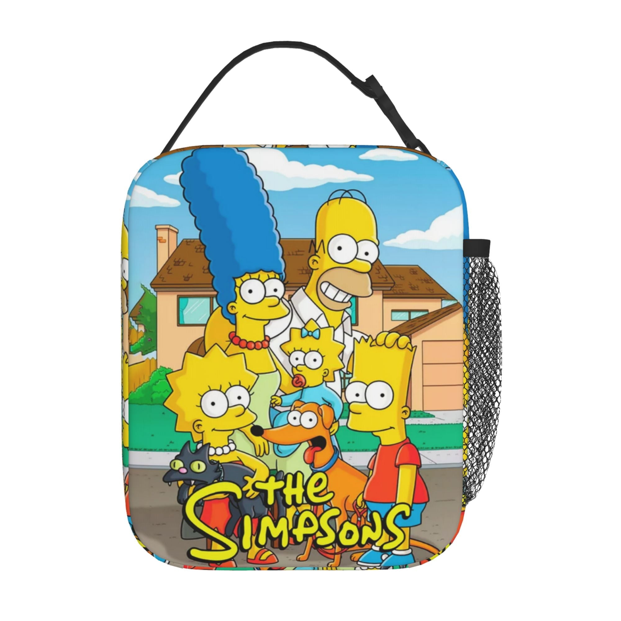 Simpsons Lunch Bag Reusable Insulated Lunch Box Meal Handbag To Keep ...
